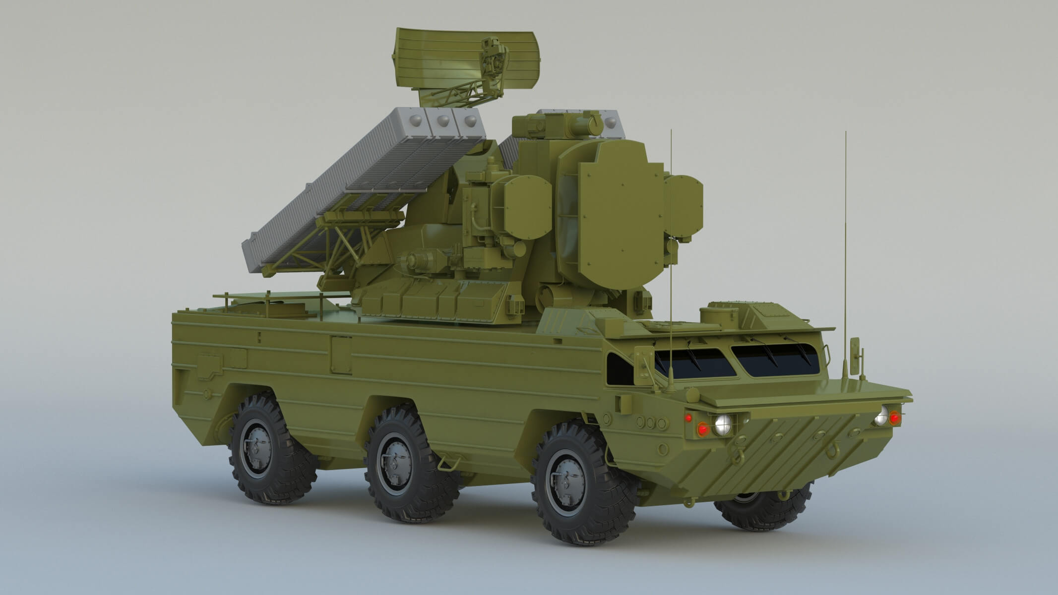 9K33 Osa (SA-8) 3D Model by frezzy