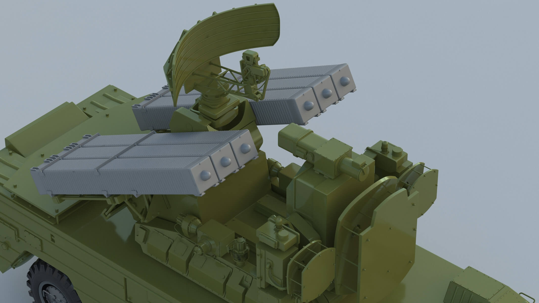 9K33 Osa (SA-8) 3D Model by frezzy