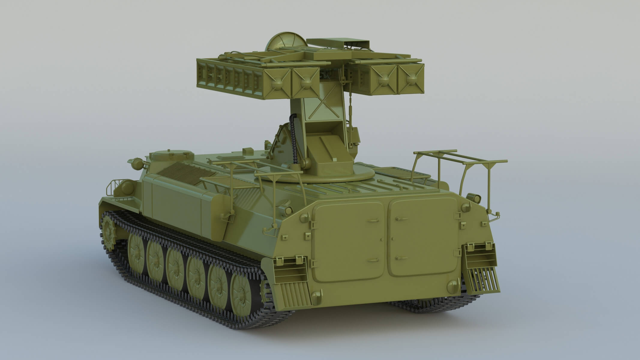 9K35 Strela-10 (SA-13) 3D Model by frezzy