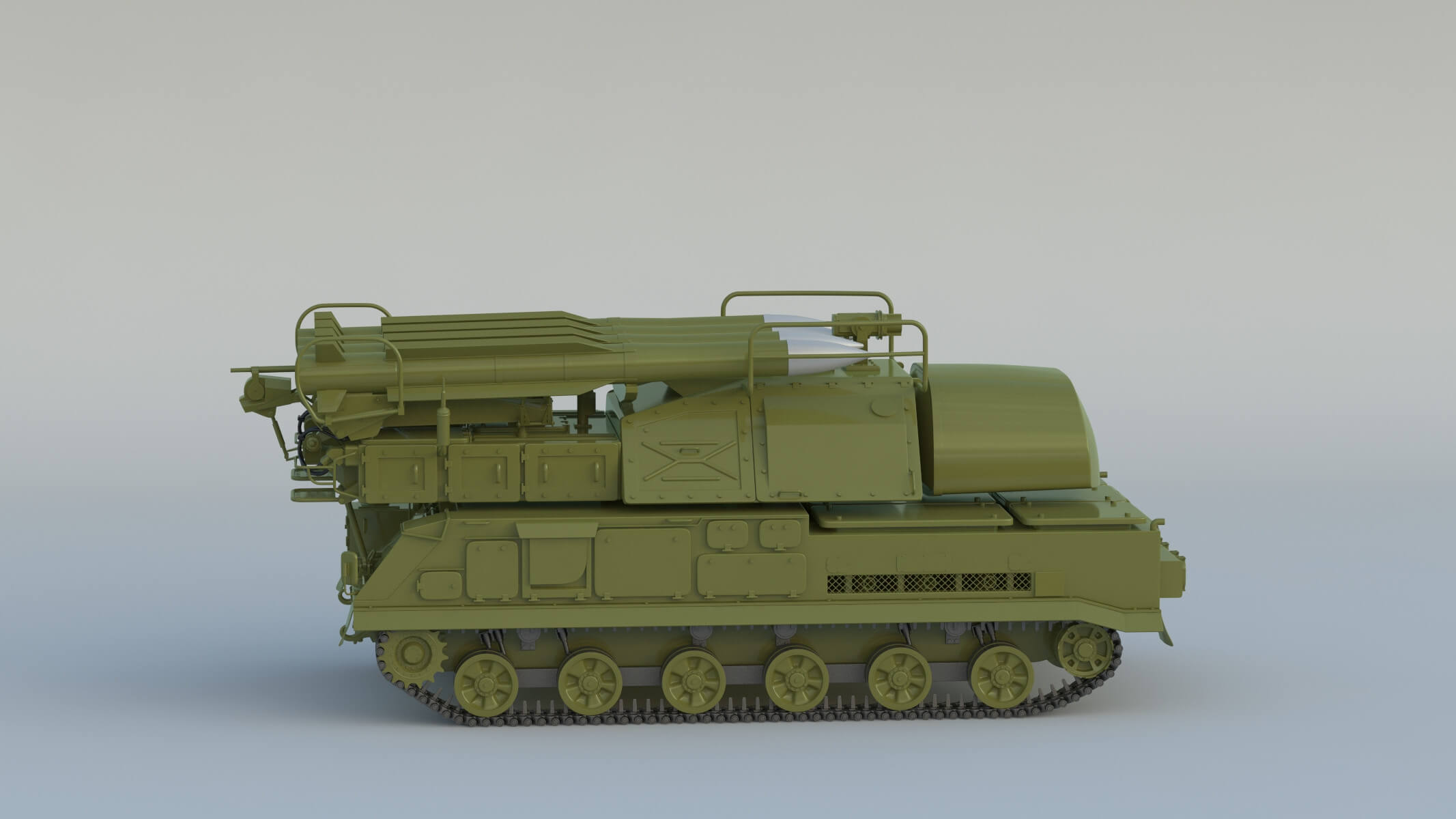 9K37 Buk Missile System (SA-11) 3D Model by frezzy