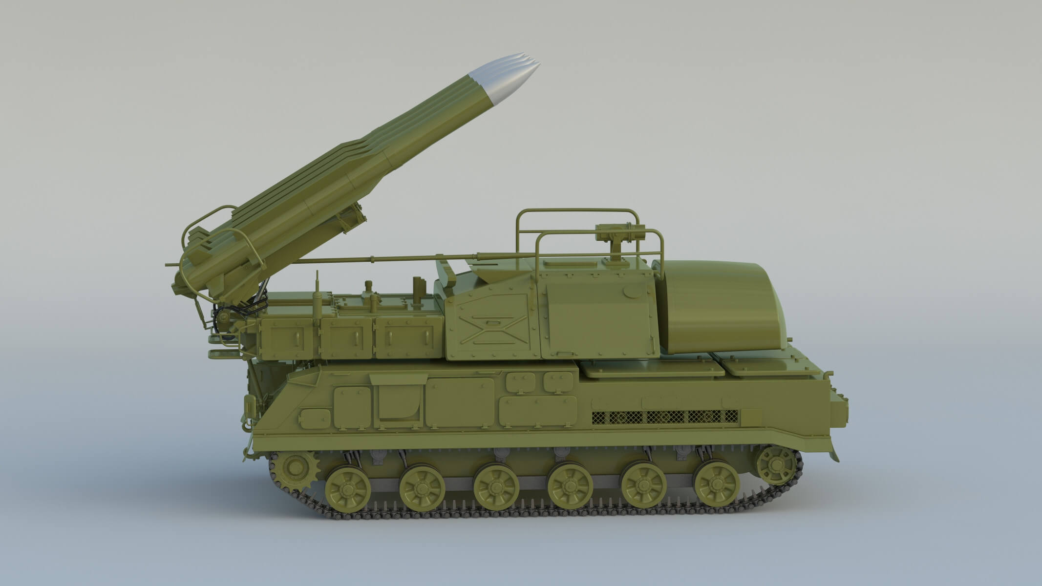 9K37 Buk Missile System (SA-11) 3D Model by frezzy