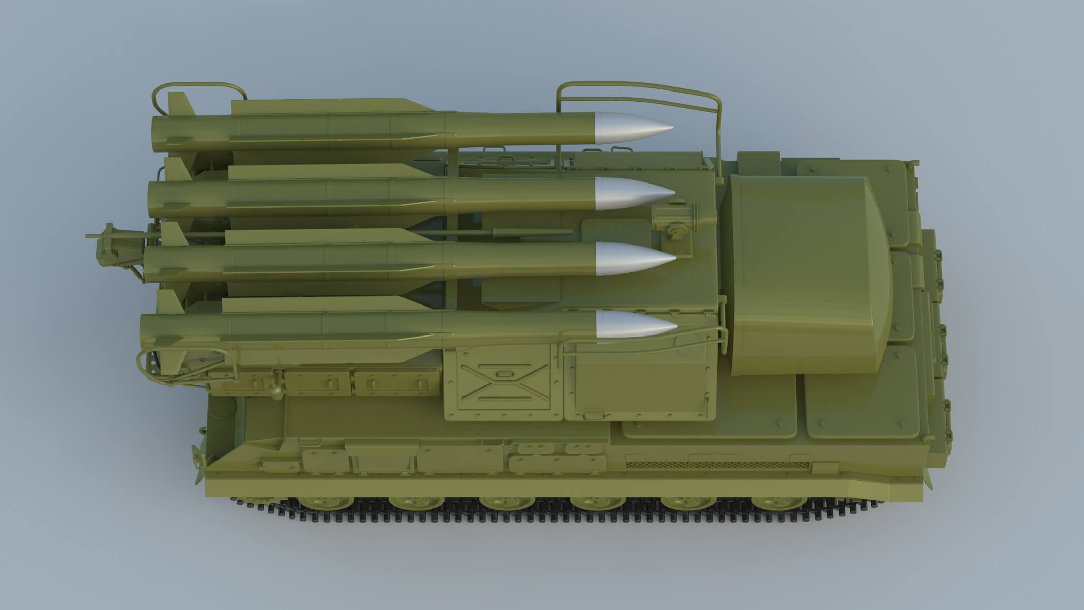 9K37 Buk Missile System (SA-11) 3D Model by frezzy