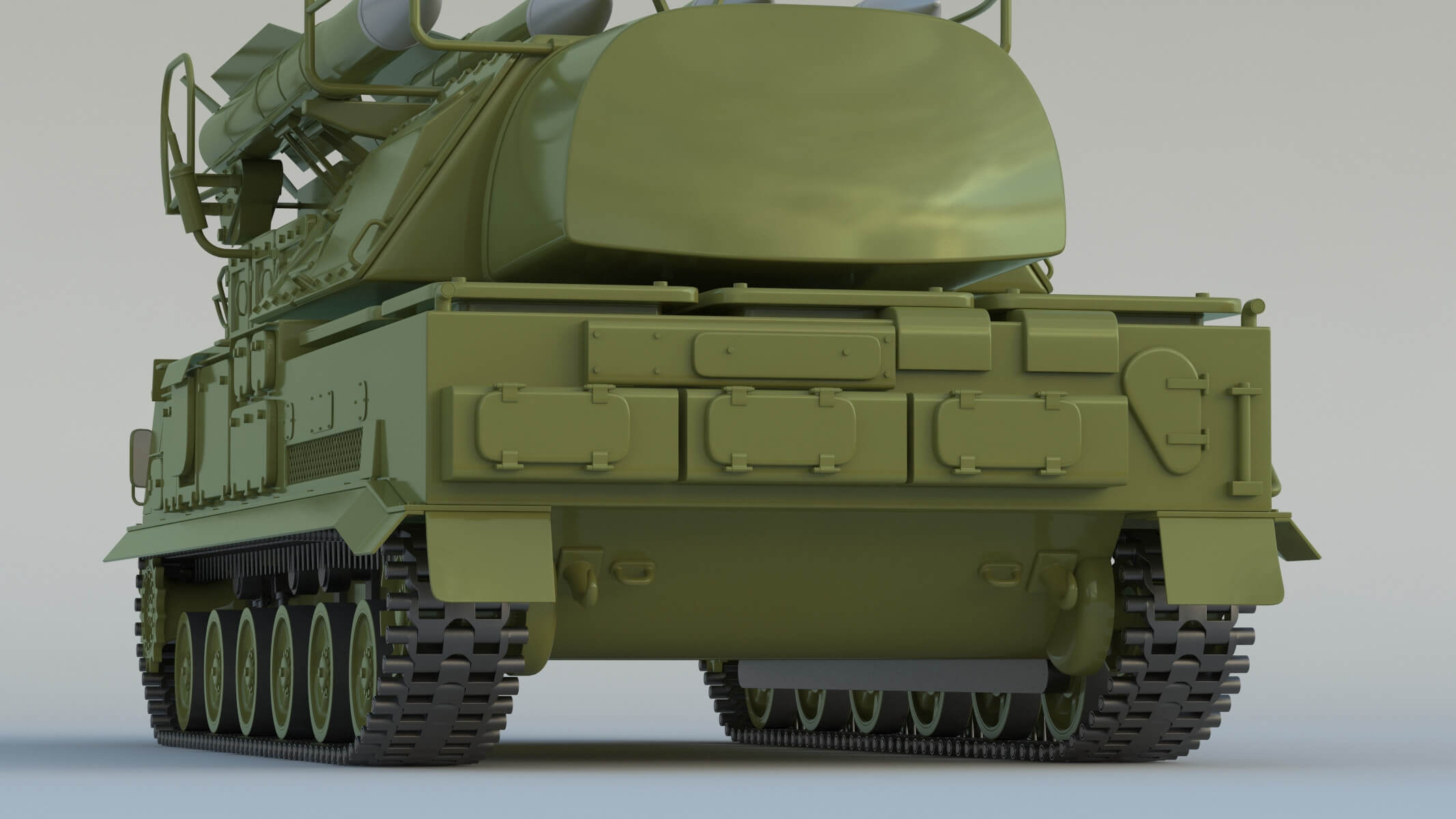 9K37 Buk Missile System (SA-11) 3D Model by frezzy