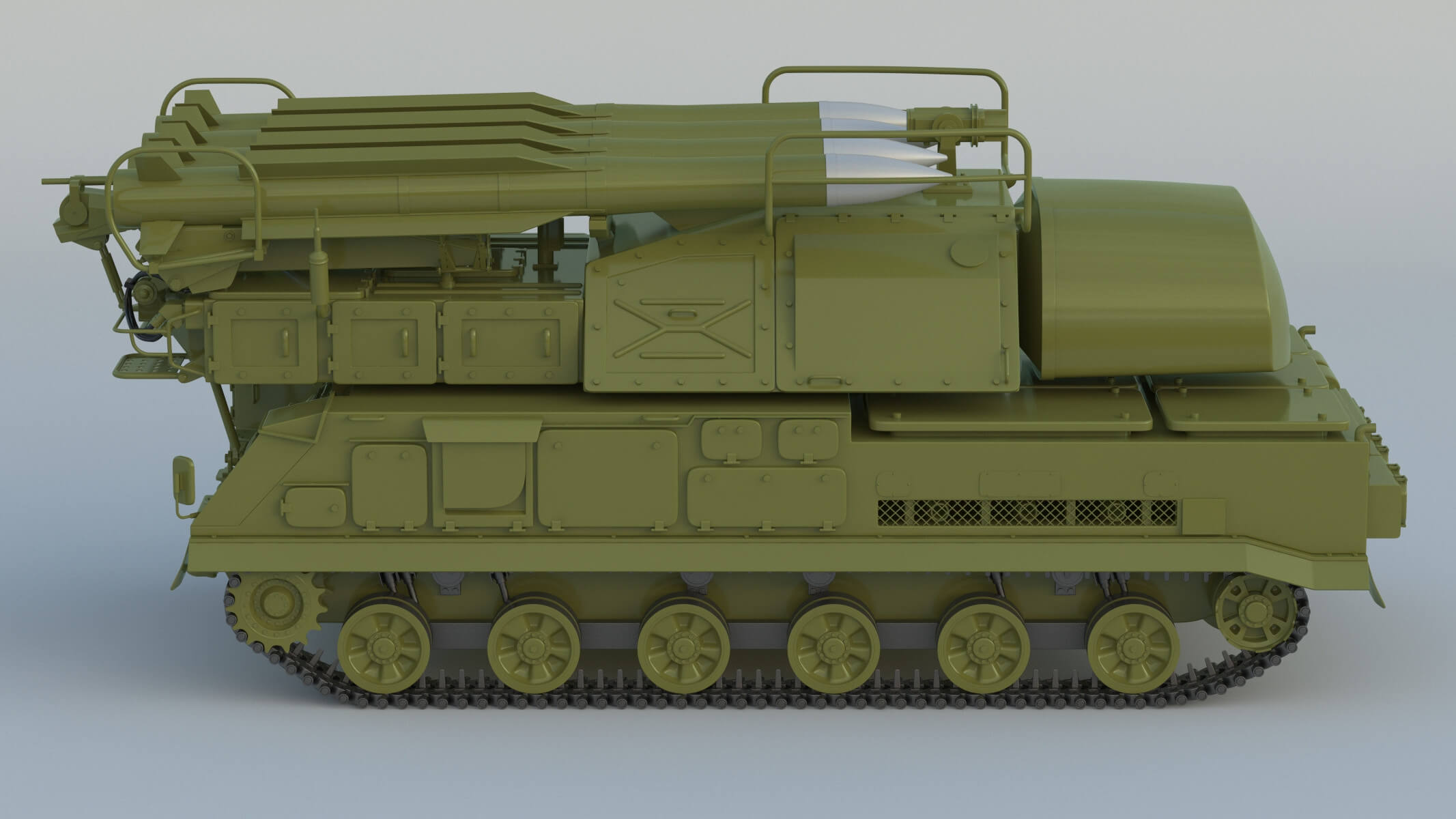 9K37 Buk Missile System (SA-11) 3D Model by frezzy