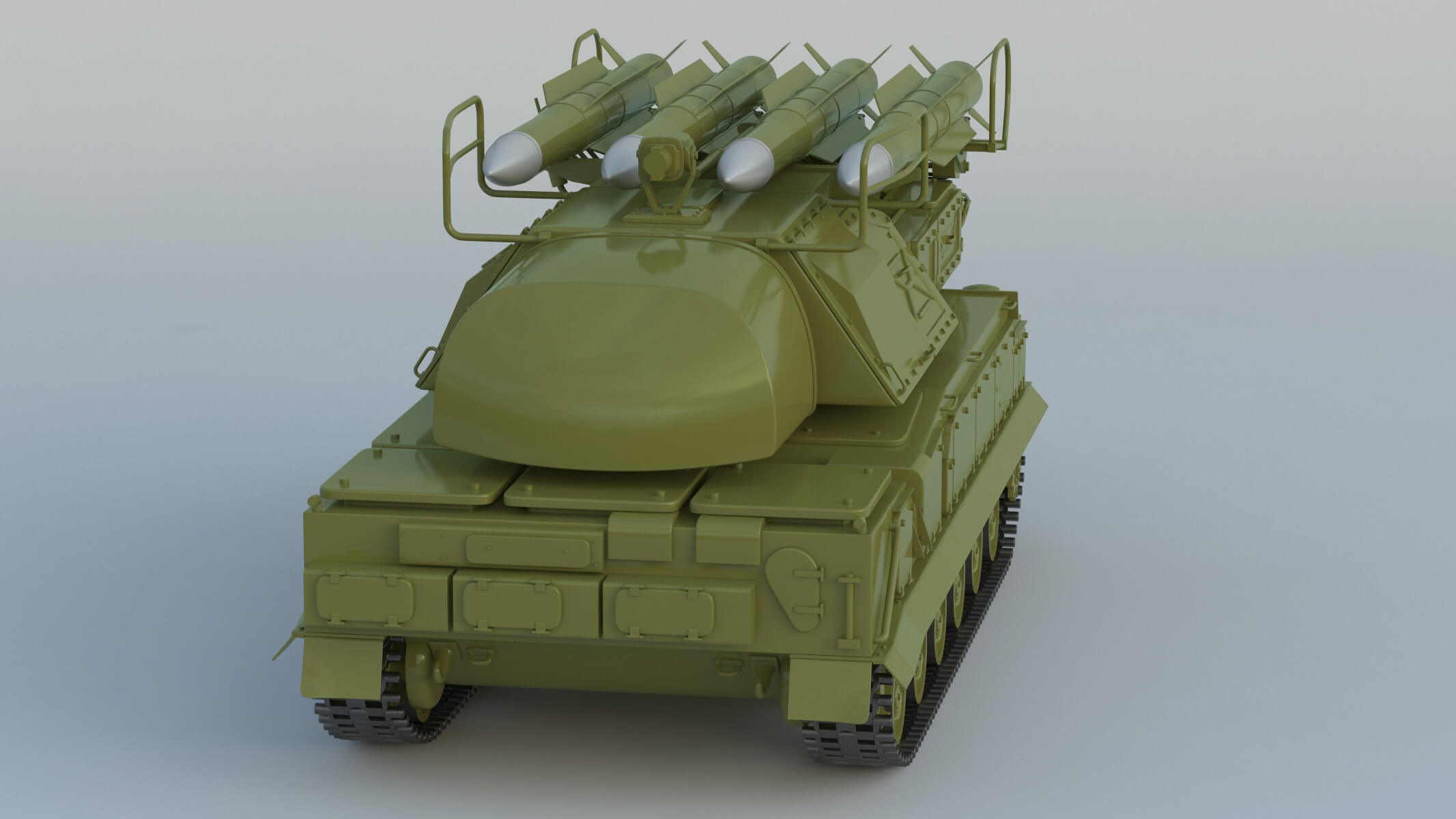 9K37 Buk Missile System (SA-11) 3D Model by frezzy