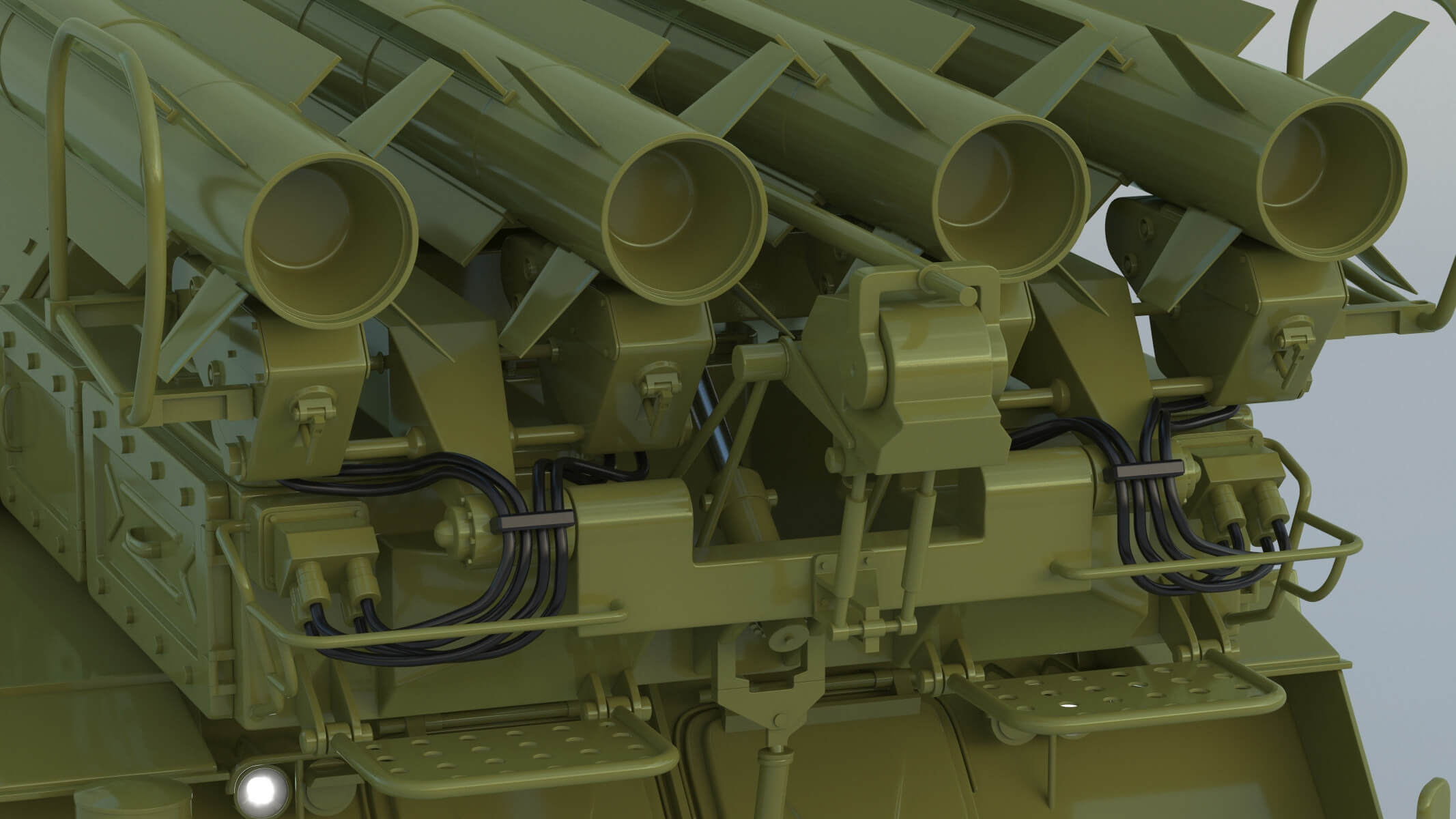 9K37 Buk Missile System (SA-11) 3D Model by frezzy