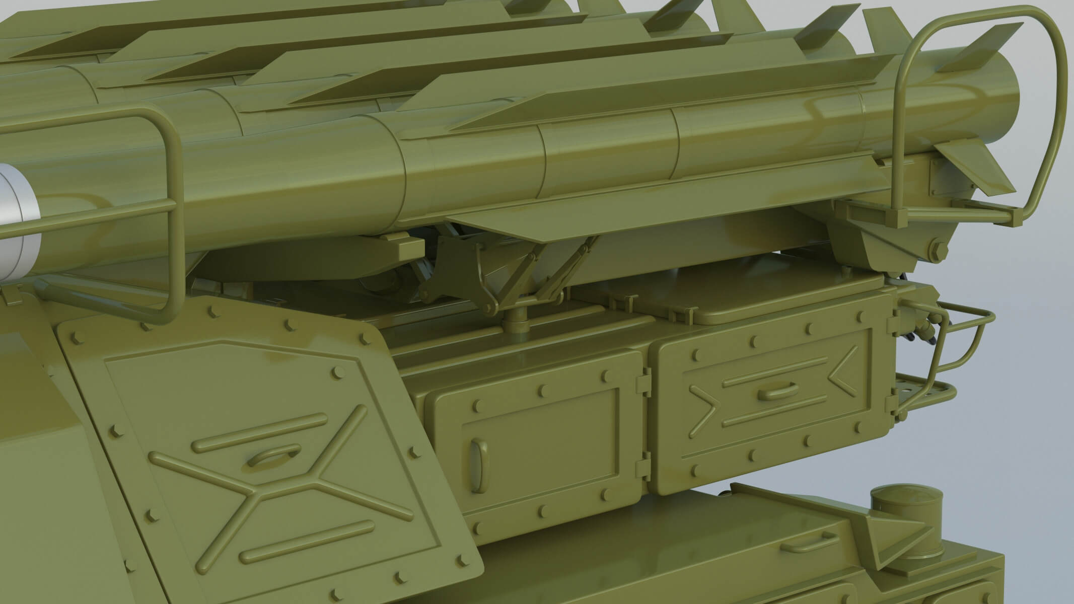 9K37 Buk Missile System (SA-11) 3D Model by frezzy
