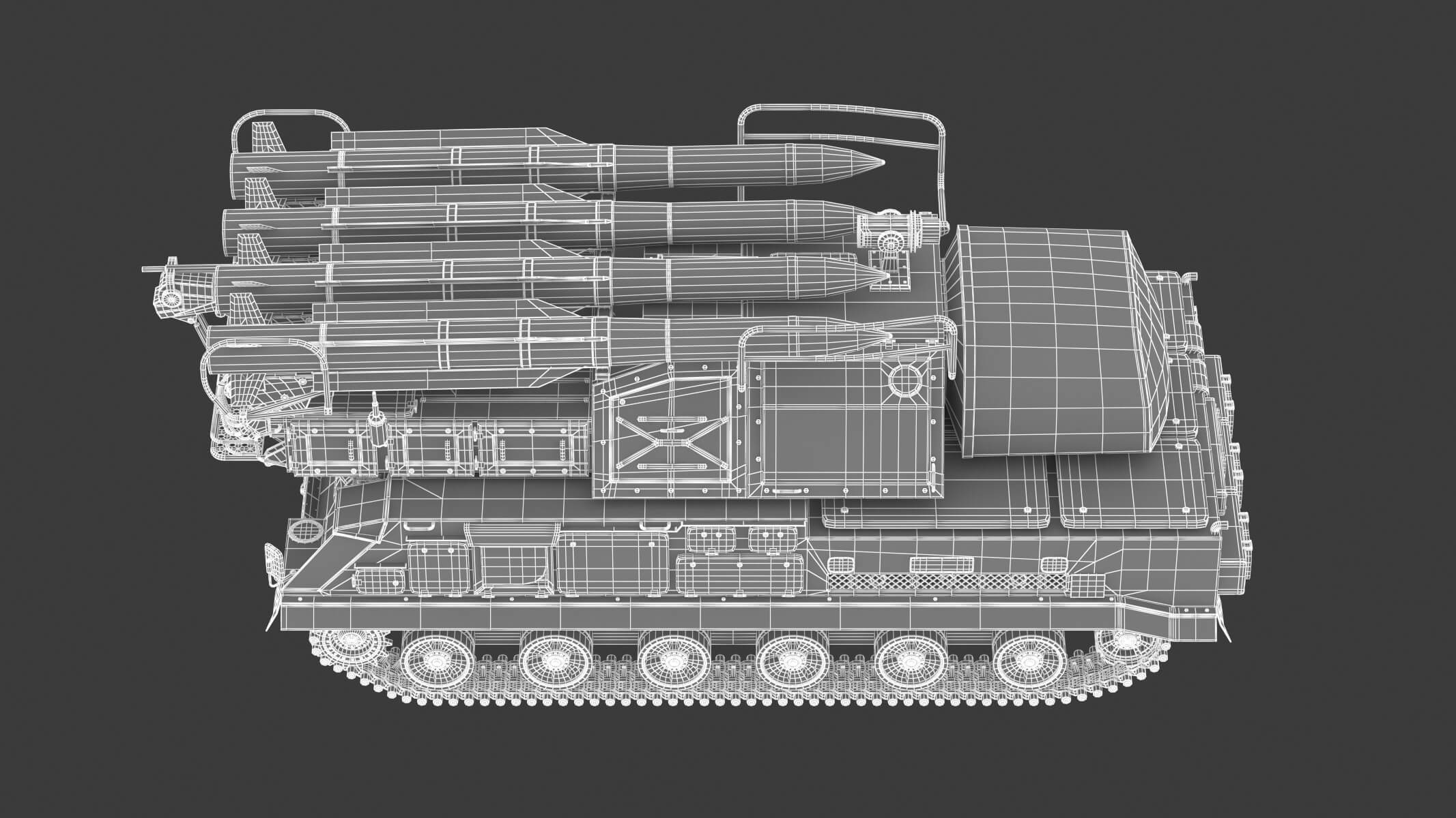 9K37 Buk Missile System (SA-11) 3D Model by frezzy