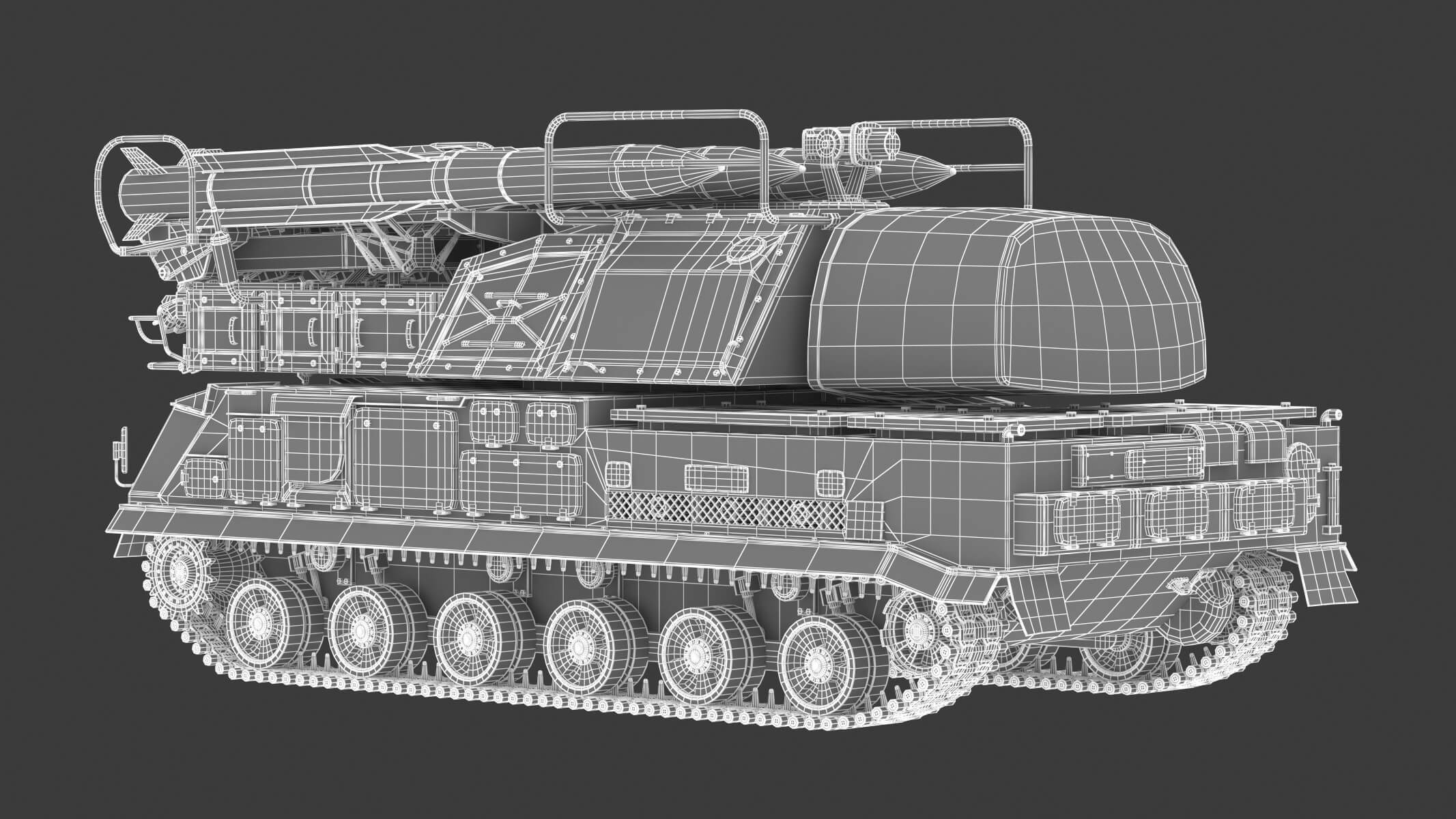 9K37 Buk Missile System (SA-11) 3D Model by frezzy