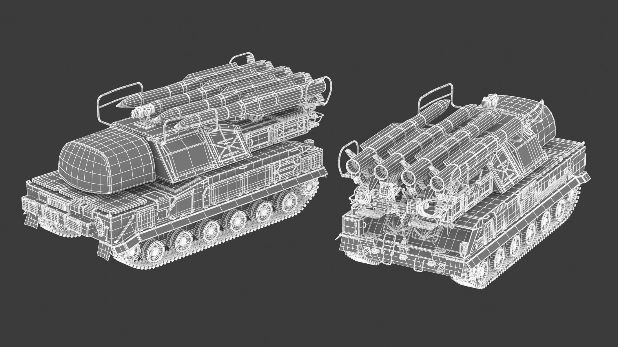 9K37 Buk Missile System (SA-11) 3D Model by frezzy