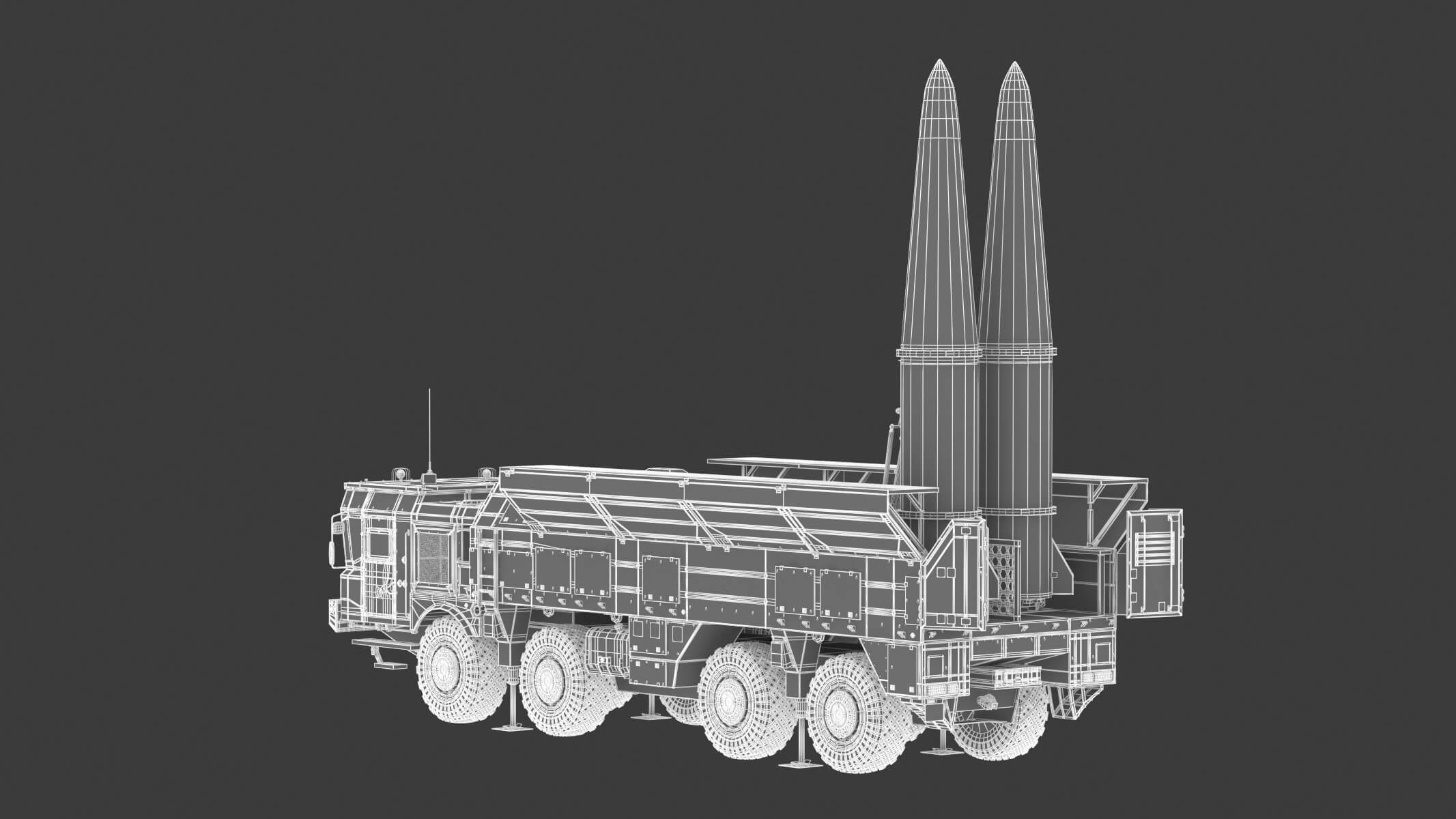9K720 Iskander - 3D Model by frezzy