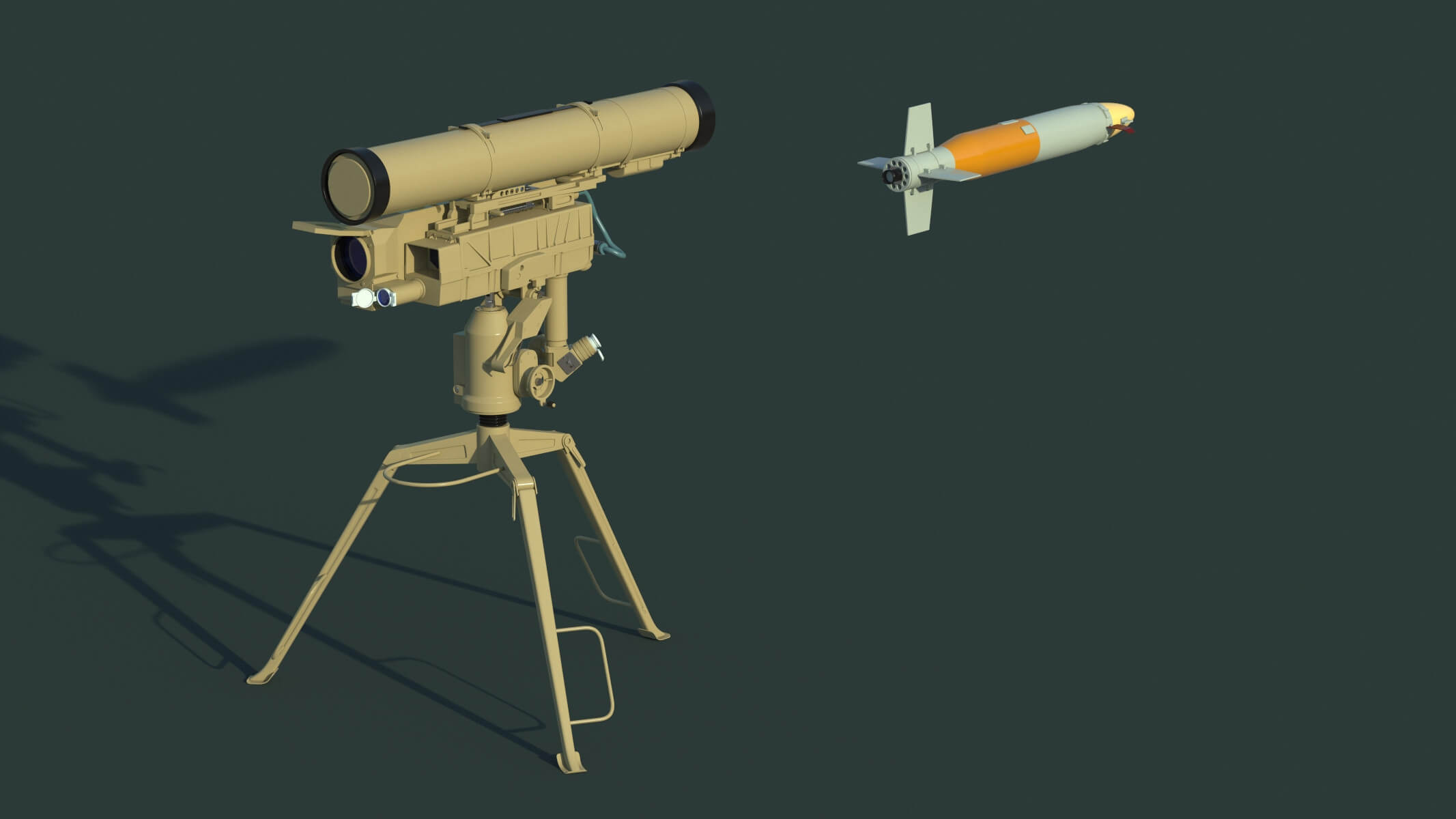 9M133 Kornet - 3D Model by frezzy