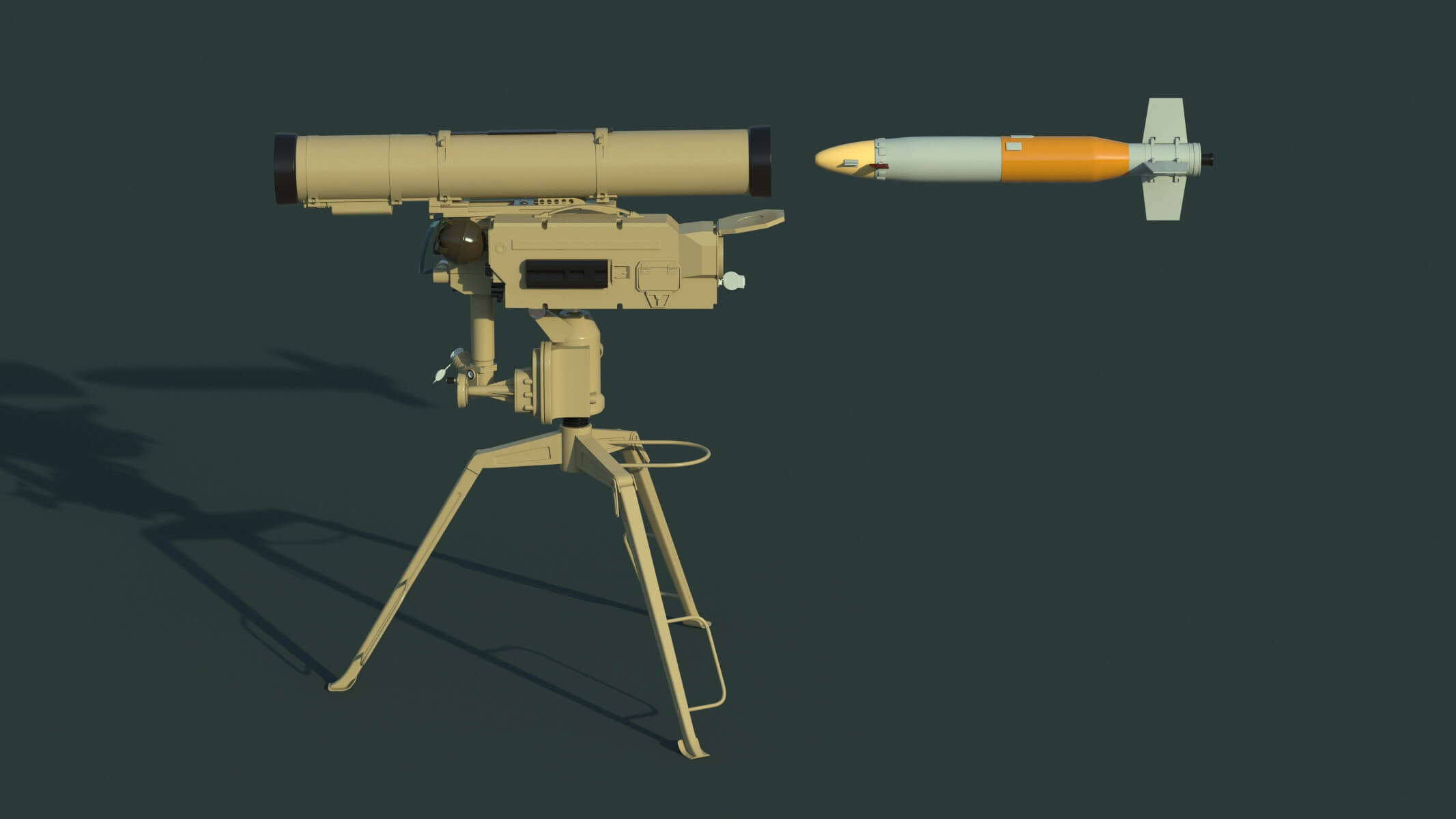9M133 Kornet - 3D Model by frezzy