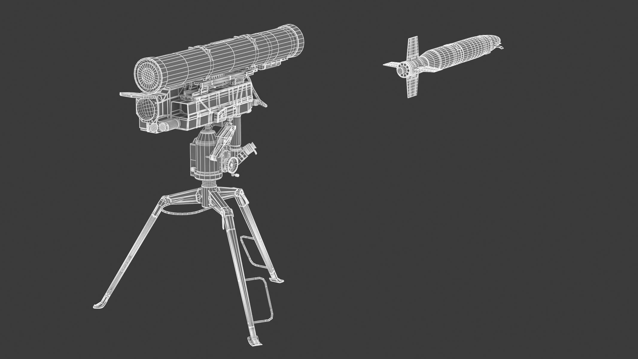 9M133 Kornet - 3D Model by frezzy