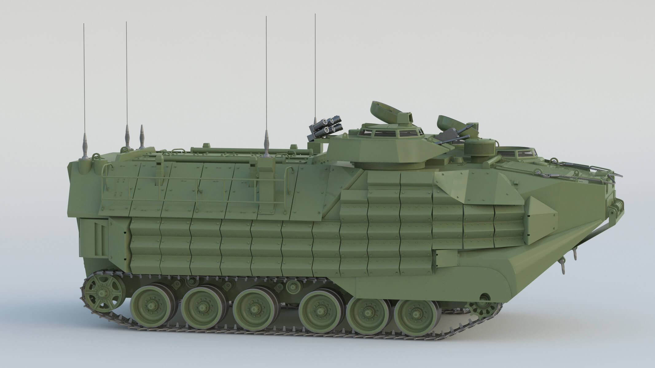 AAVP-7A1 Assault Amphibious Vehicle 3D Model by frezzy