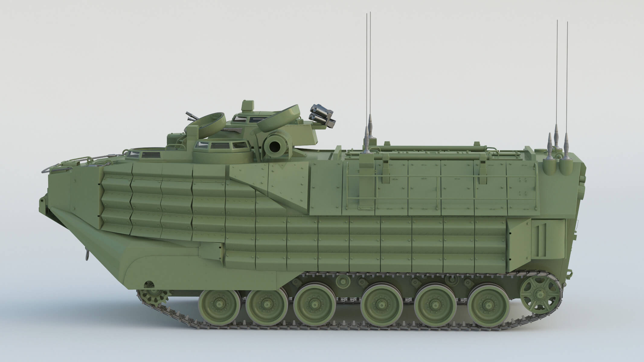 AAVP-7A1 Assault Amphibious Vehicle 3D Model by frezzy