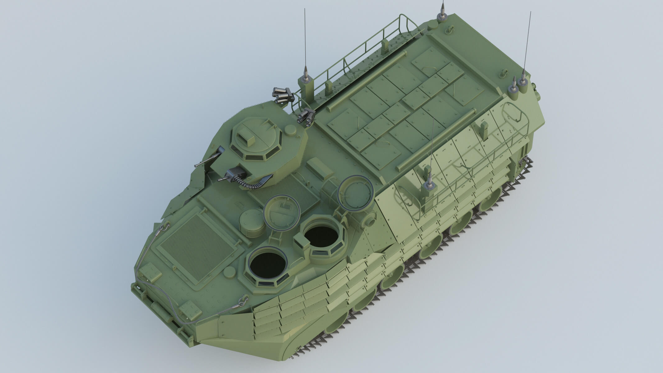 AAVP-7A1 Assault Amphibious Vehicle 3D Model by frezzy
