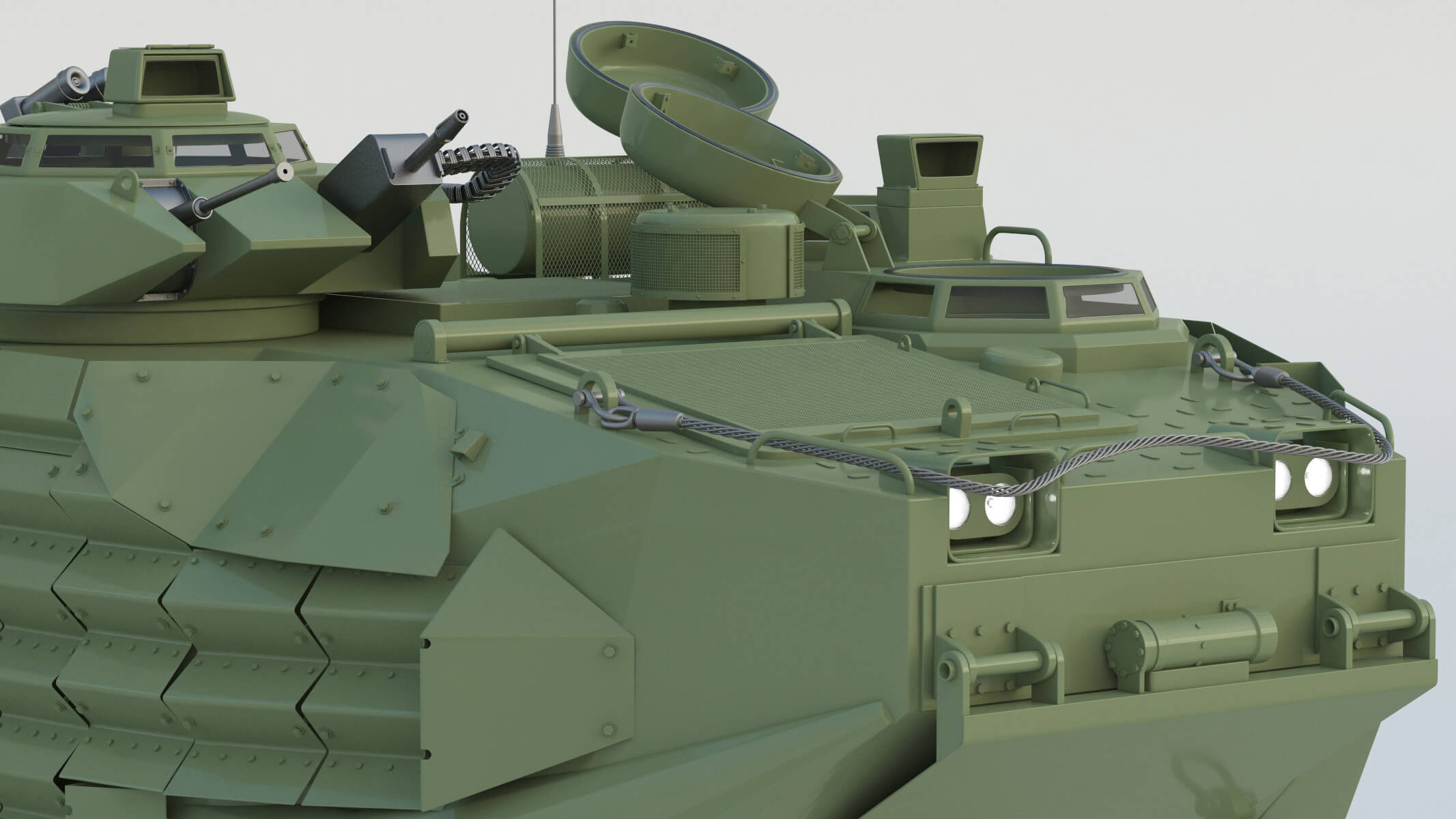 AAVP-7A1 Assault Amphibious Vehicle 3D Model by frezzy