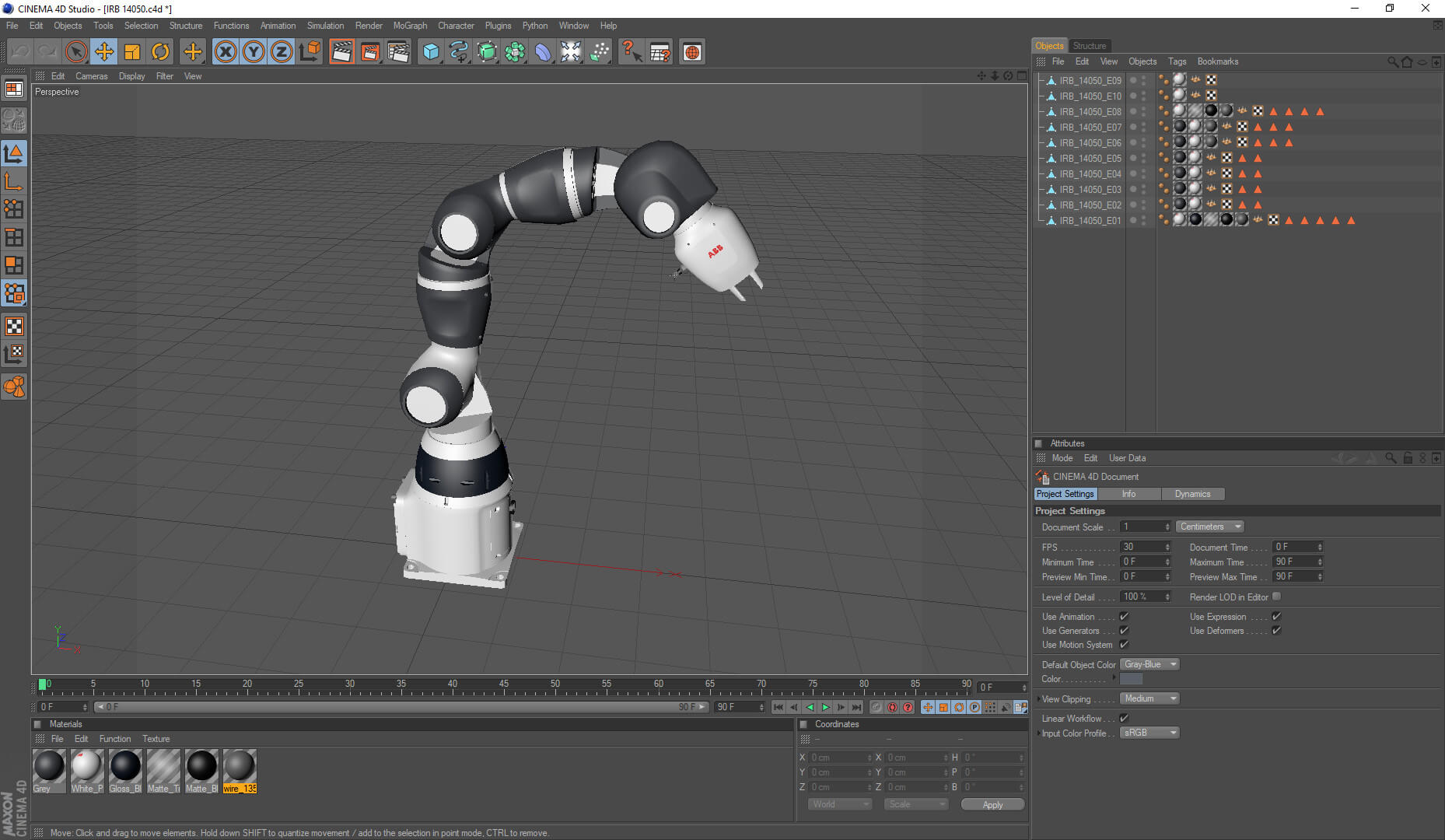 ABB IRB 14050 Single-arm YuMi 3D Model by frezzy