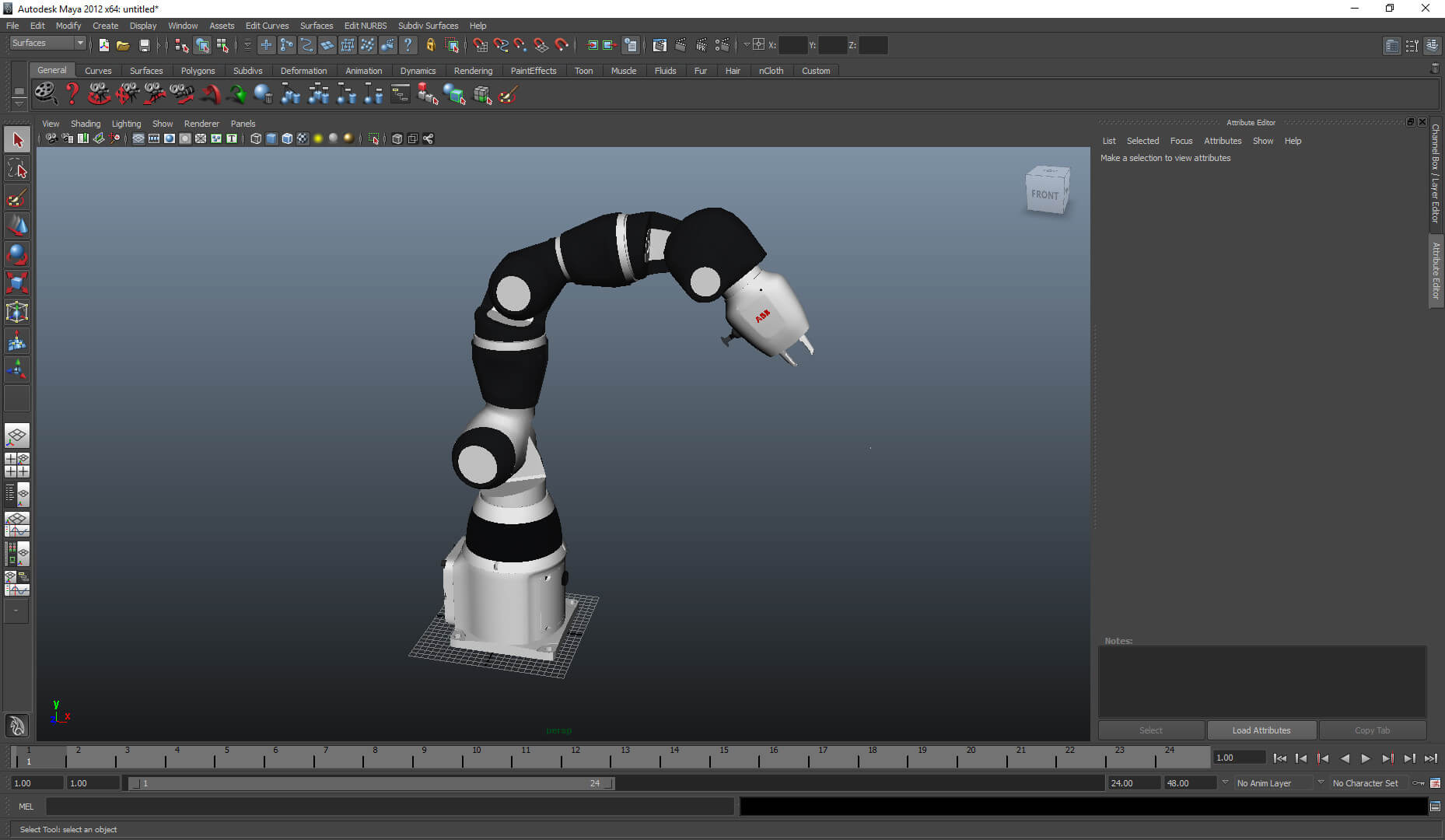 ABB IRB 14050 Single-arm YuMi 3D Model by frezzy
