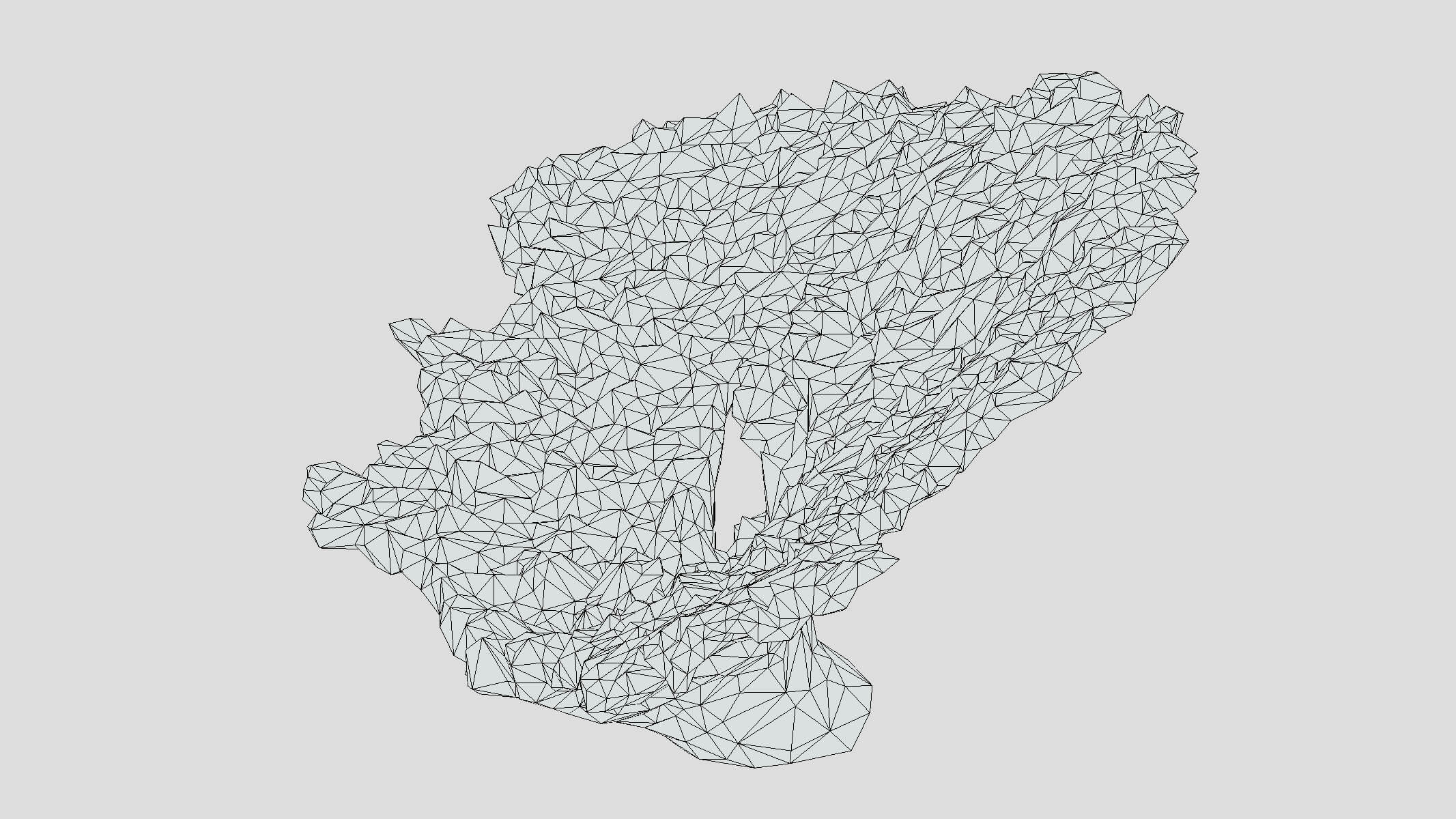 Acropora Clathrata Coral Low Poly - 3D Model by frezzy