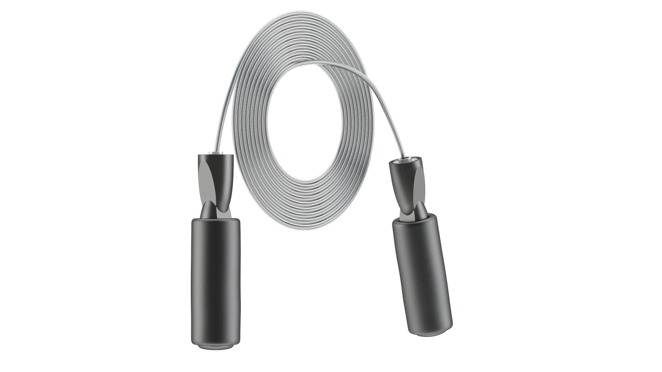 Adjustable Steel Wire Jump Rope - 3D Model by frezzy