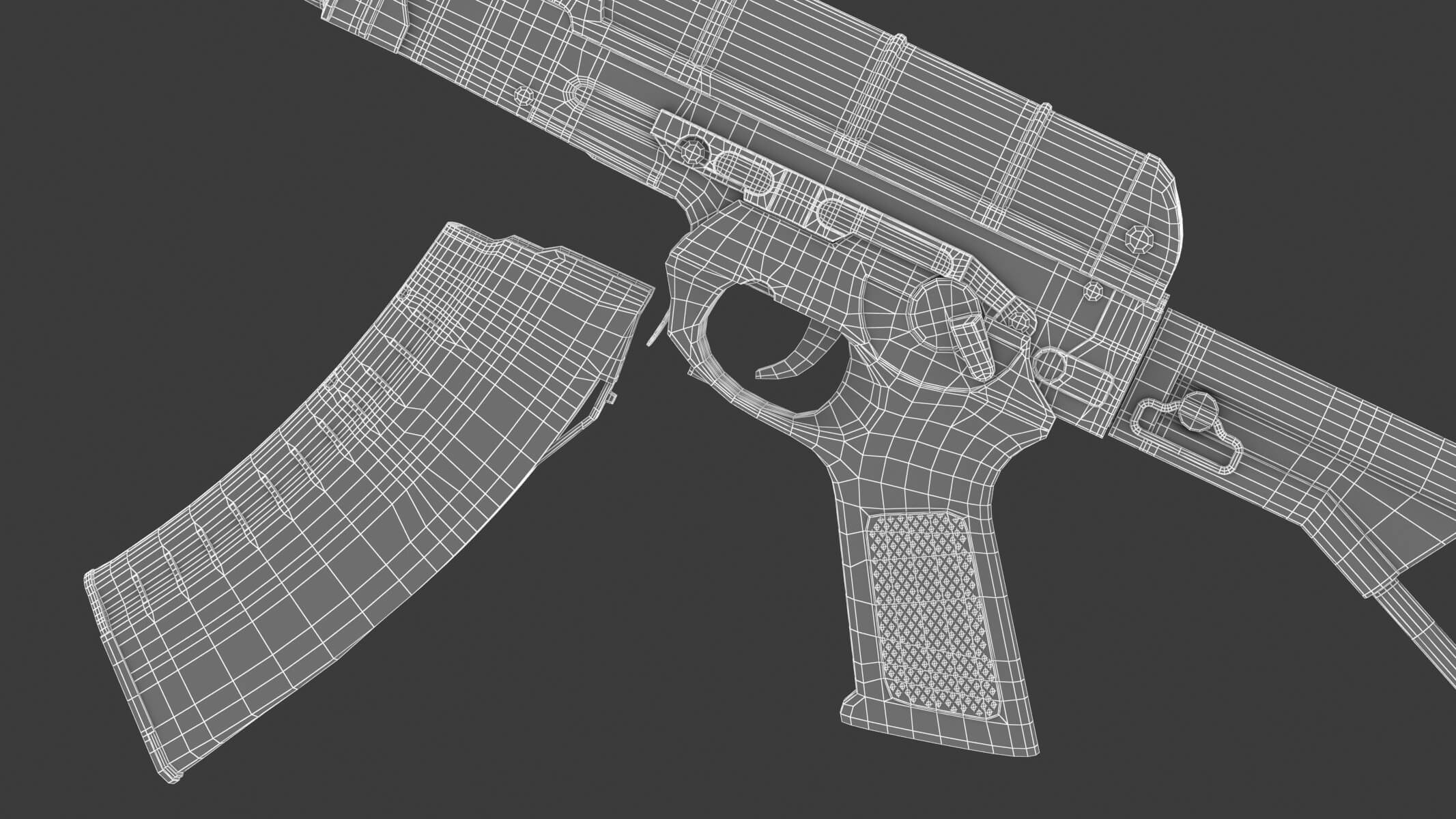 AEK-971 3D Model by frezzy