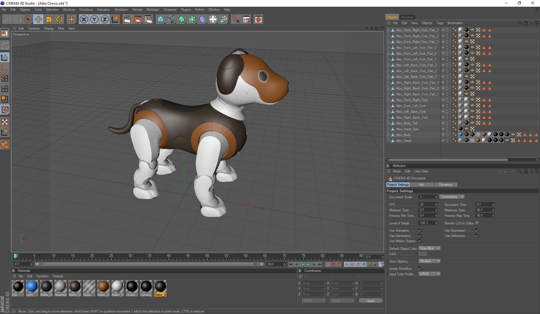 Aibo Choco - 3D Model by frezzy