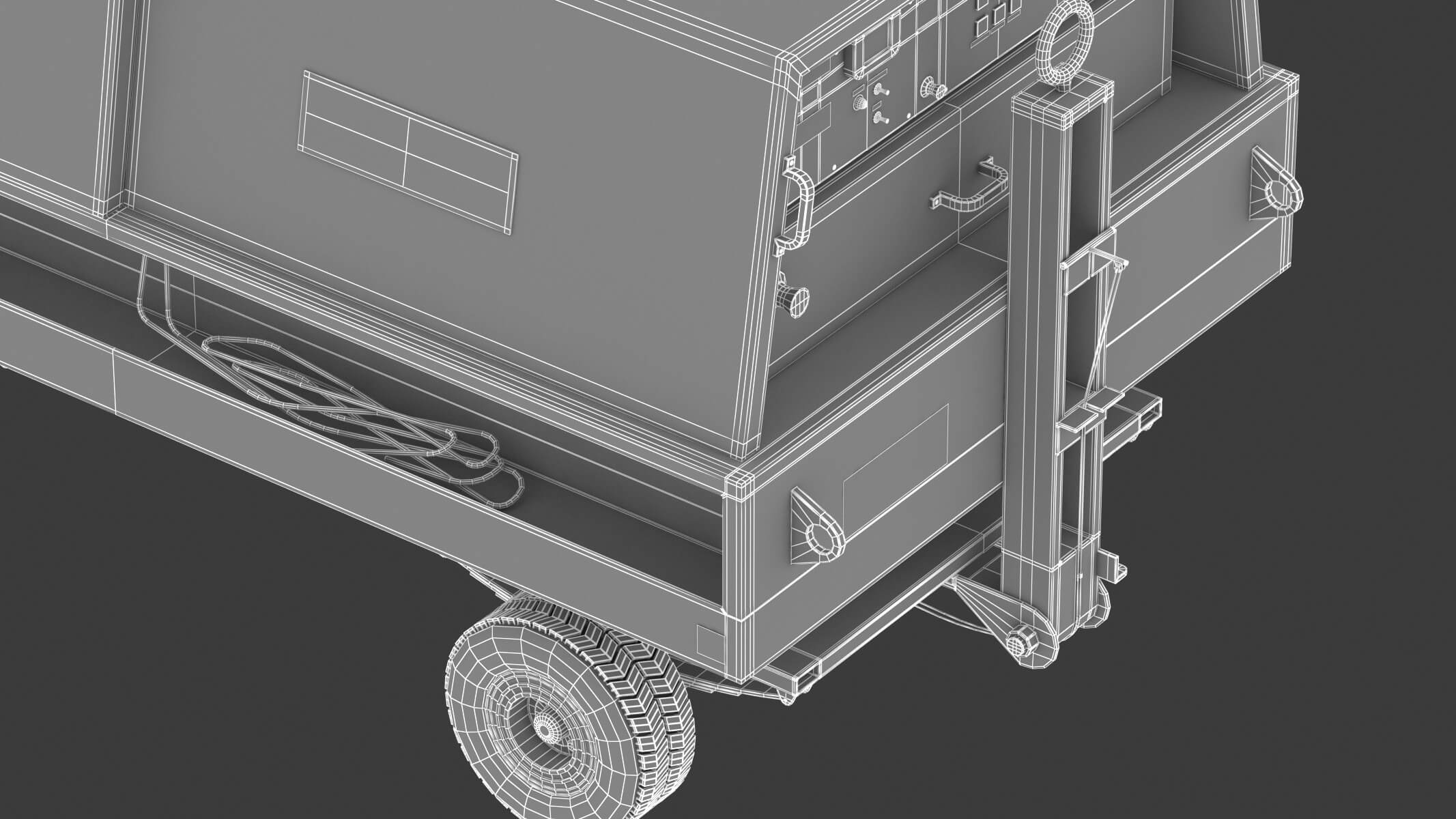 Airport Ground Power Unit - 3D Model by frezzy