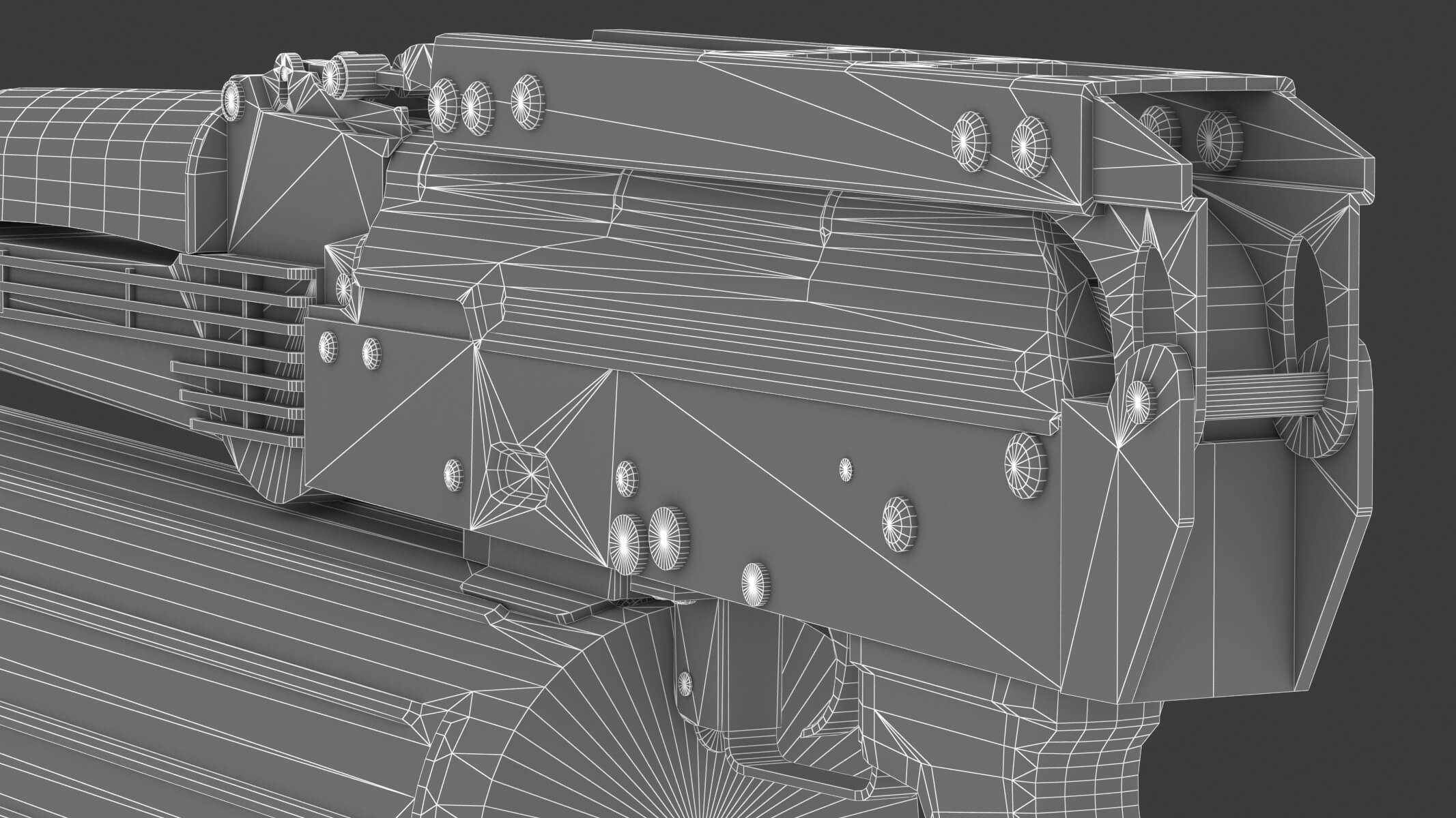 AK-74 PP-19 Mag Low Poly 3D Model by frezzy