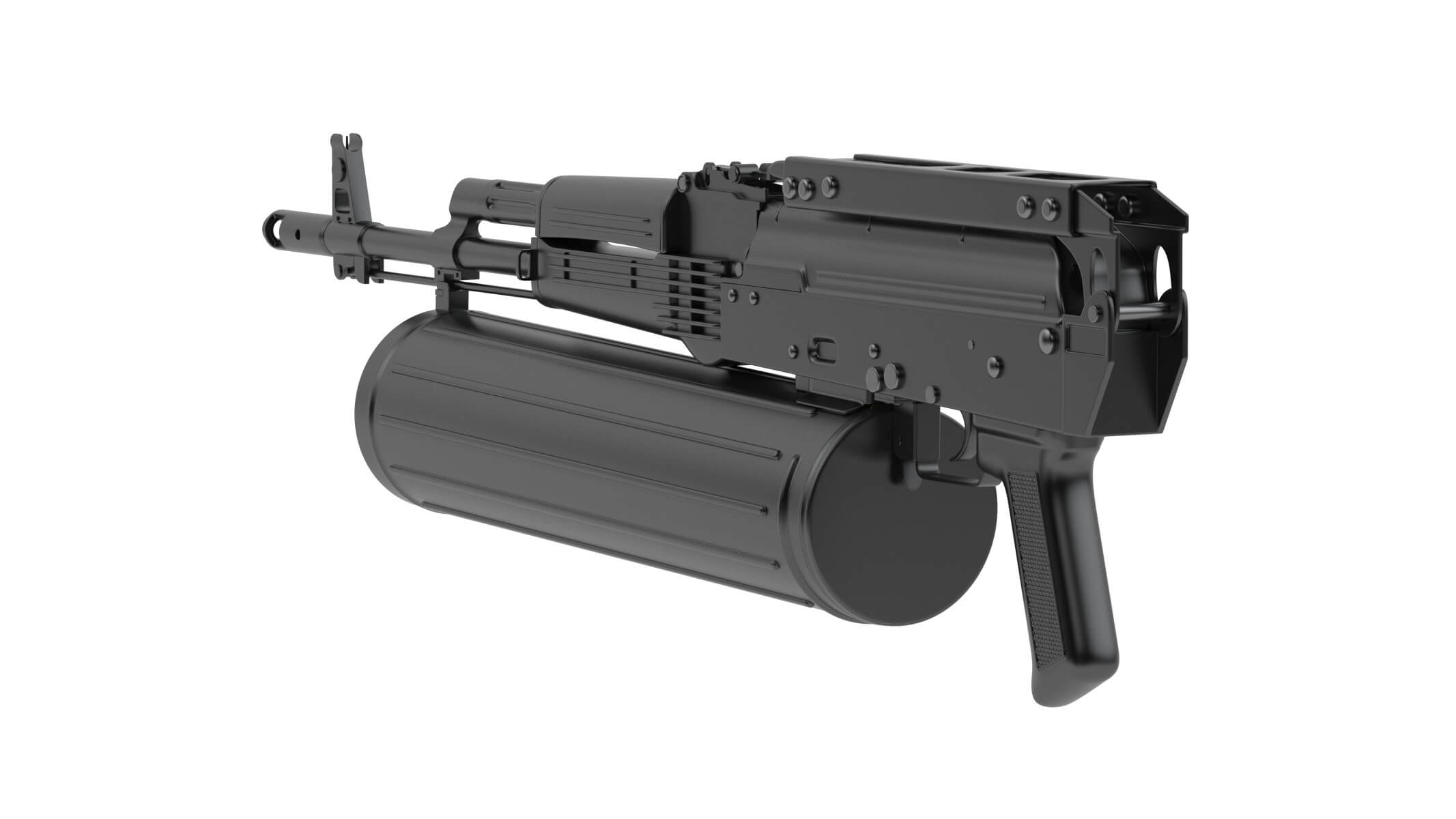 AK-74 PP1-9 Mag Assault Rifle 3D Model by frezzy