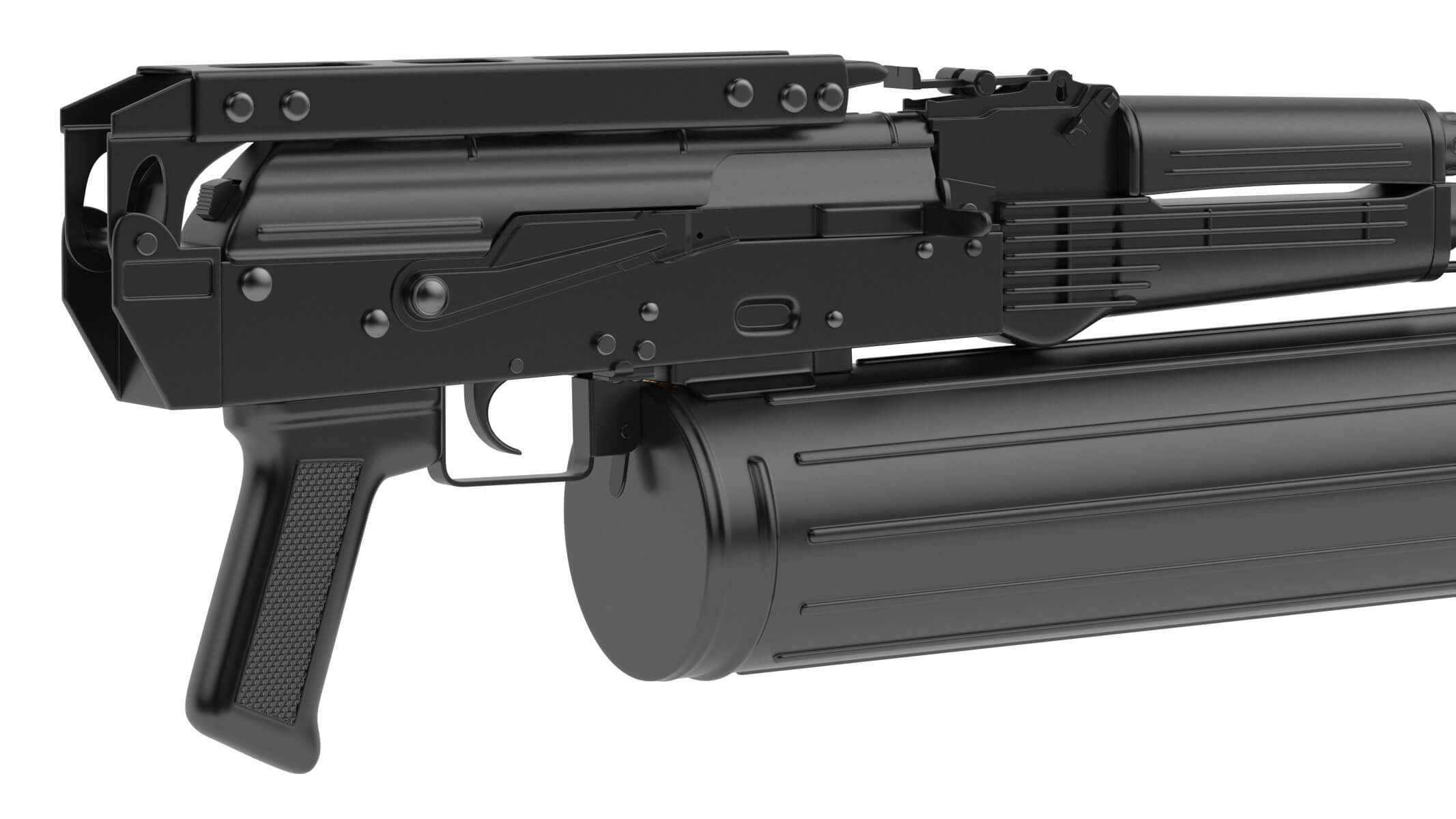 AK-74 PP1-9 Mag Assault Rifle 3D Model by frezzy