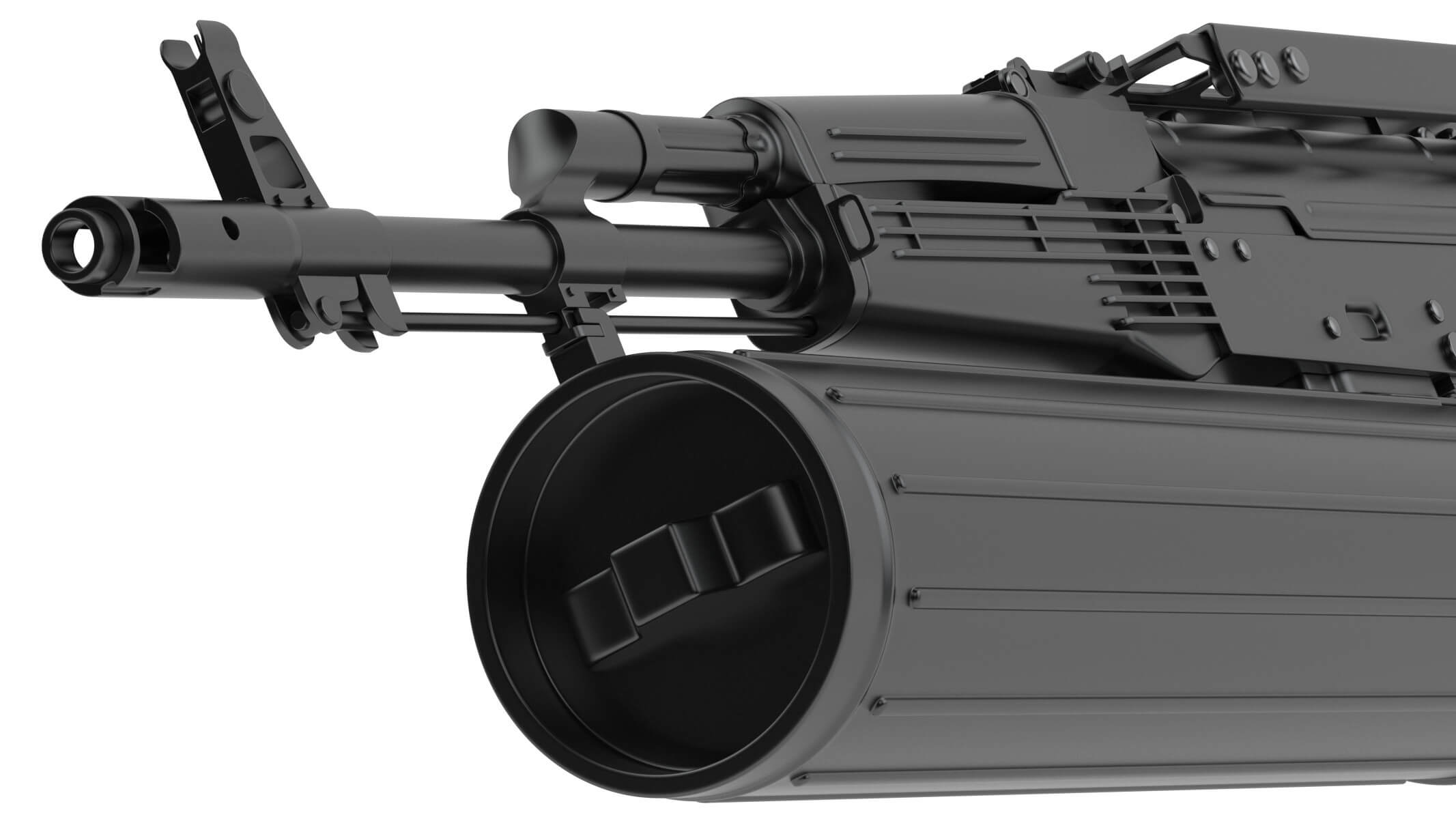 AK-74 PP1-9 Mag Assault Rifle 3D Model by frezzy