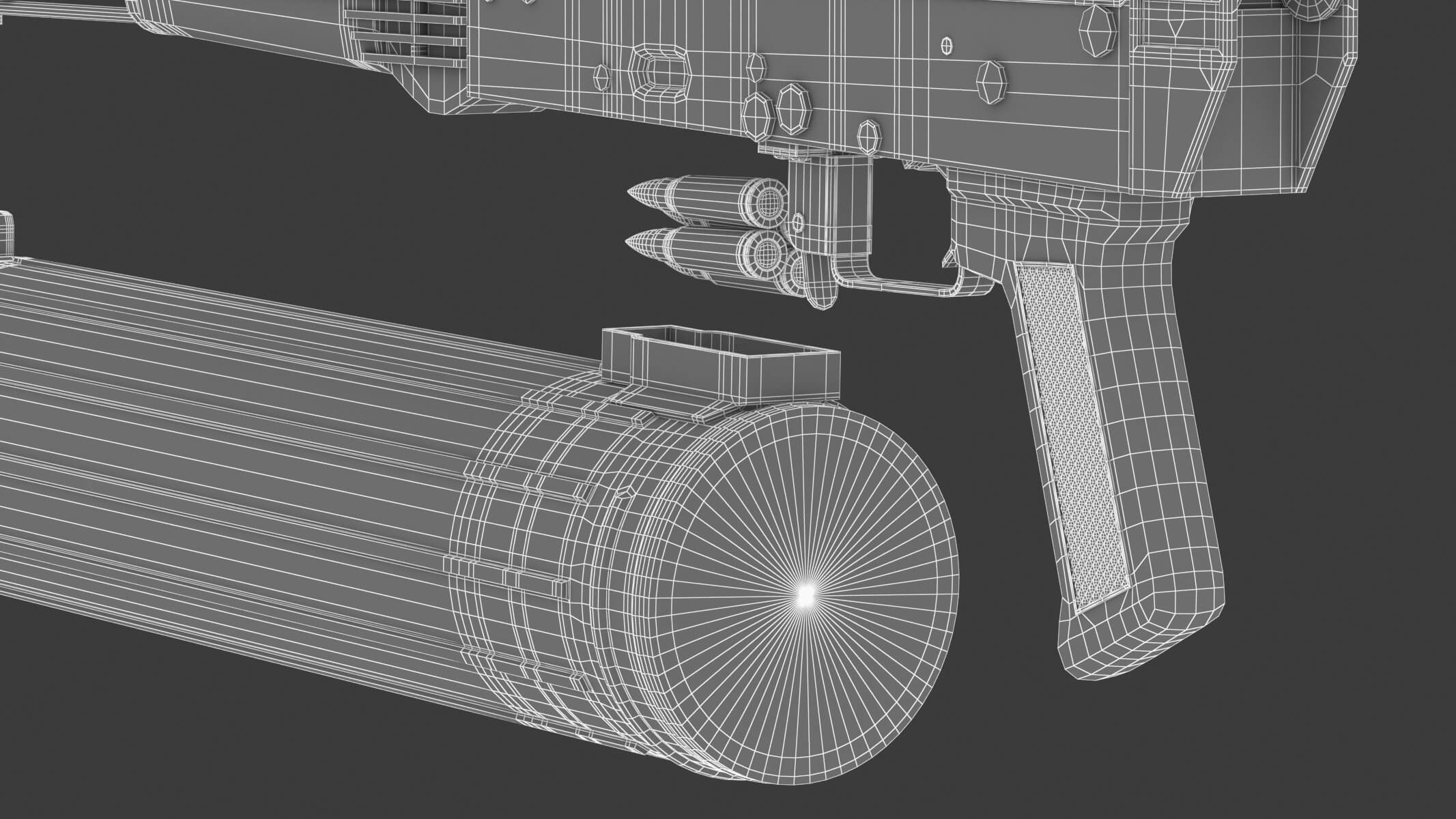 AK-74 PP1-9 Mag Assault Rifle 3D Model by frezzy