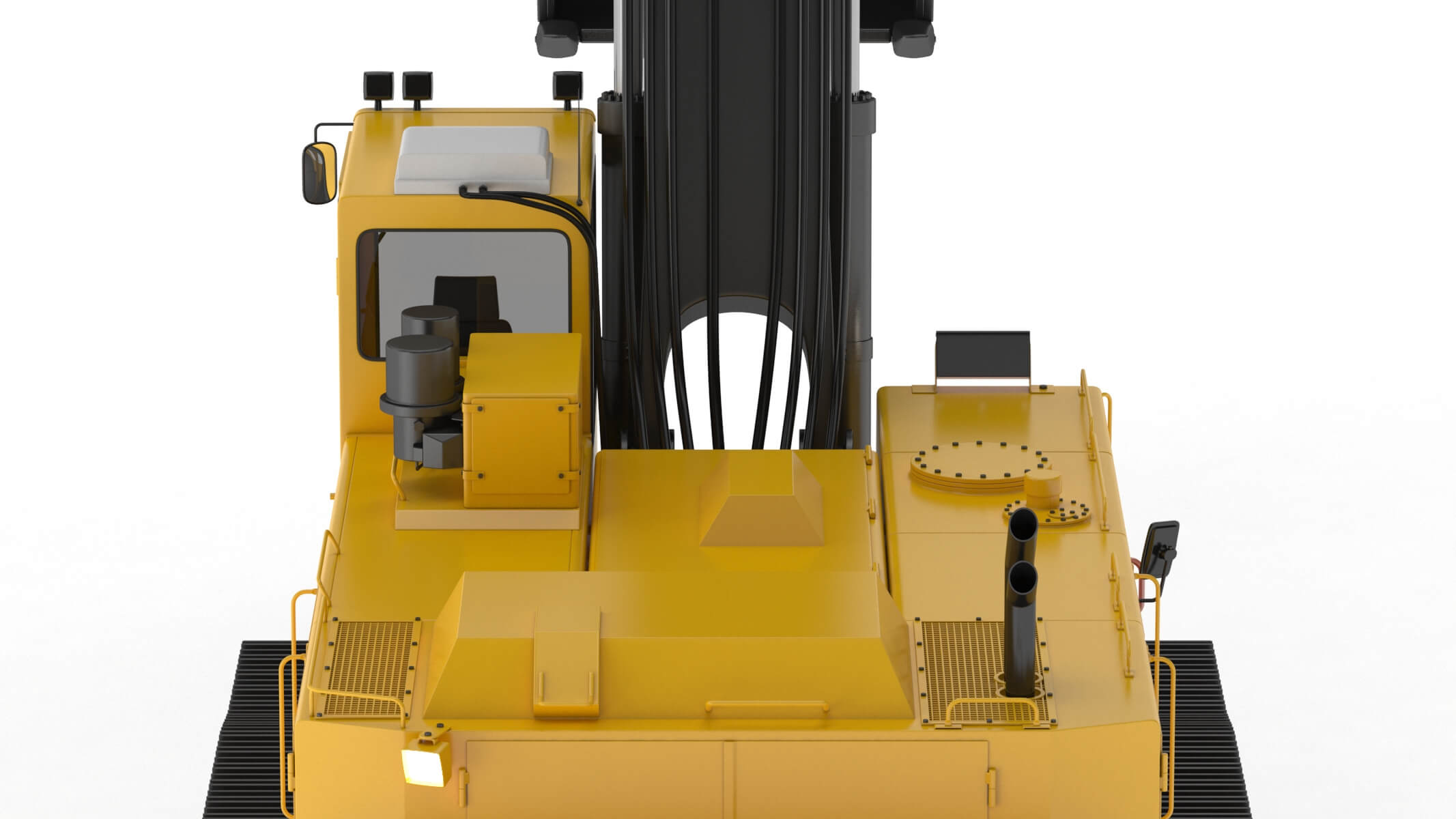 Akerman H25D Backhoe Excavator - 3D Model by frezzy