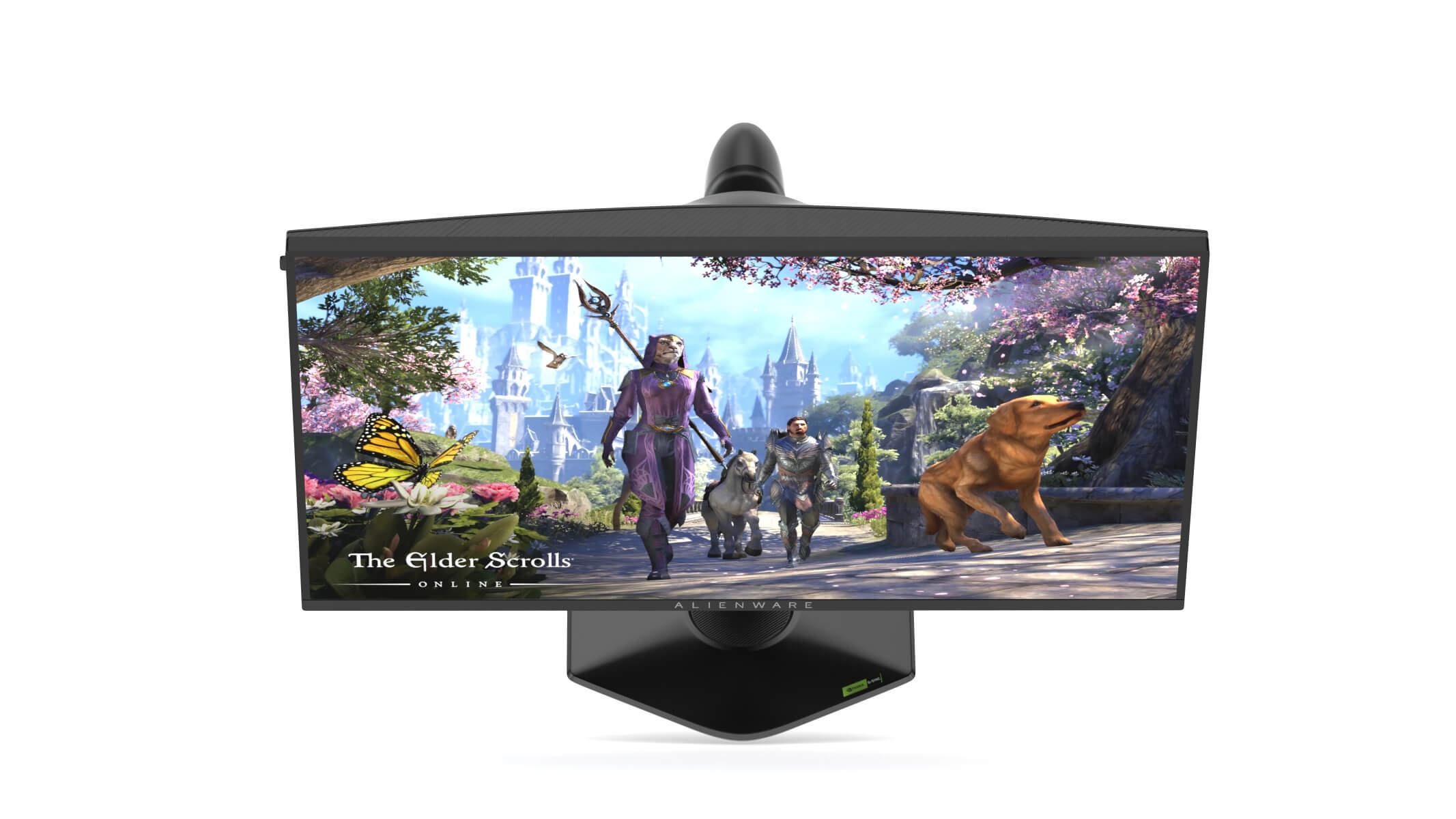 Alienware 27 4K Dual-Resolution Gaming Monitor 3D Model by frezzy