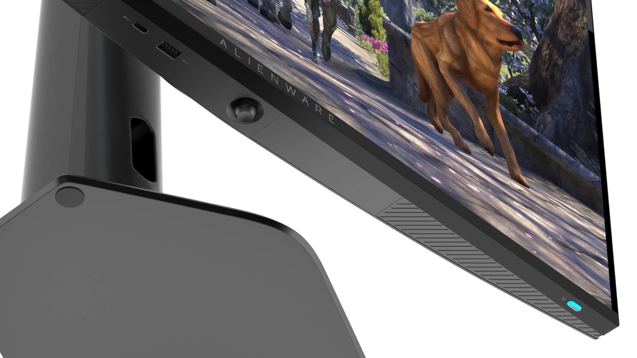 Alienware 27 4K Dual-Resolution Gaming Monitor 3D Model by frezzy