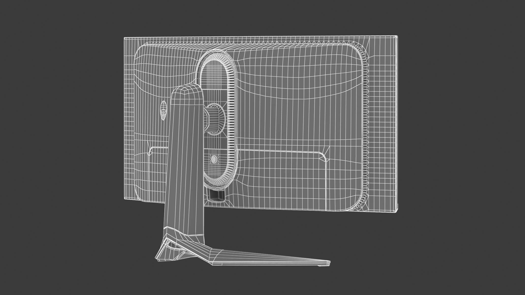 Alienware 34 Curved Qd-OLED Gaming Monitor 3D Model by frezzy