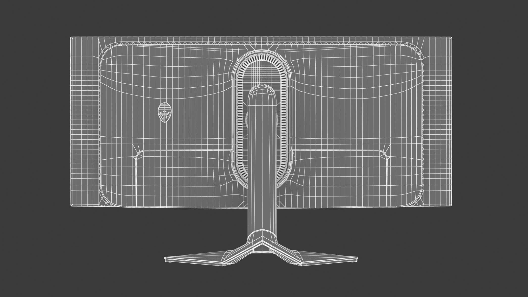 Alienware 34 Curved Qd-OLED Gaming Monitor 3D Model by frezzy