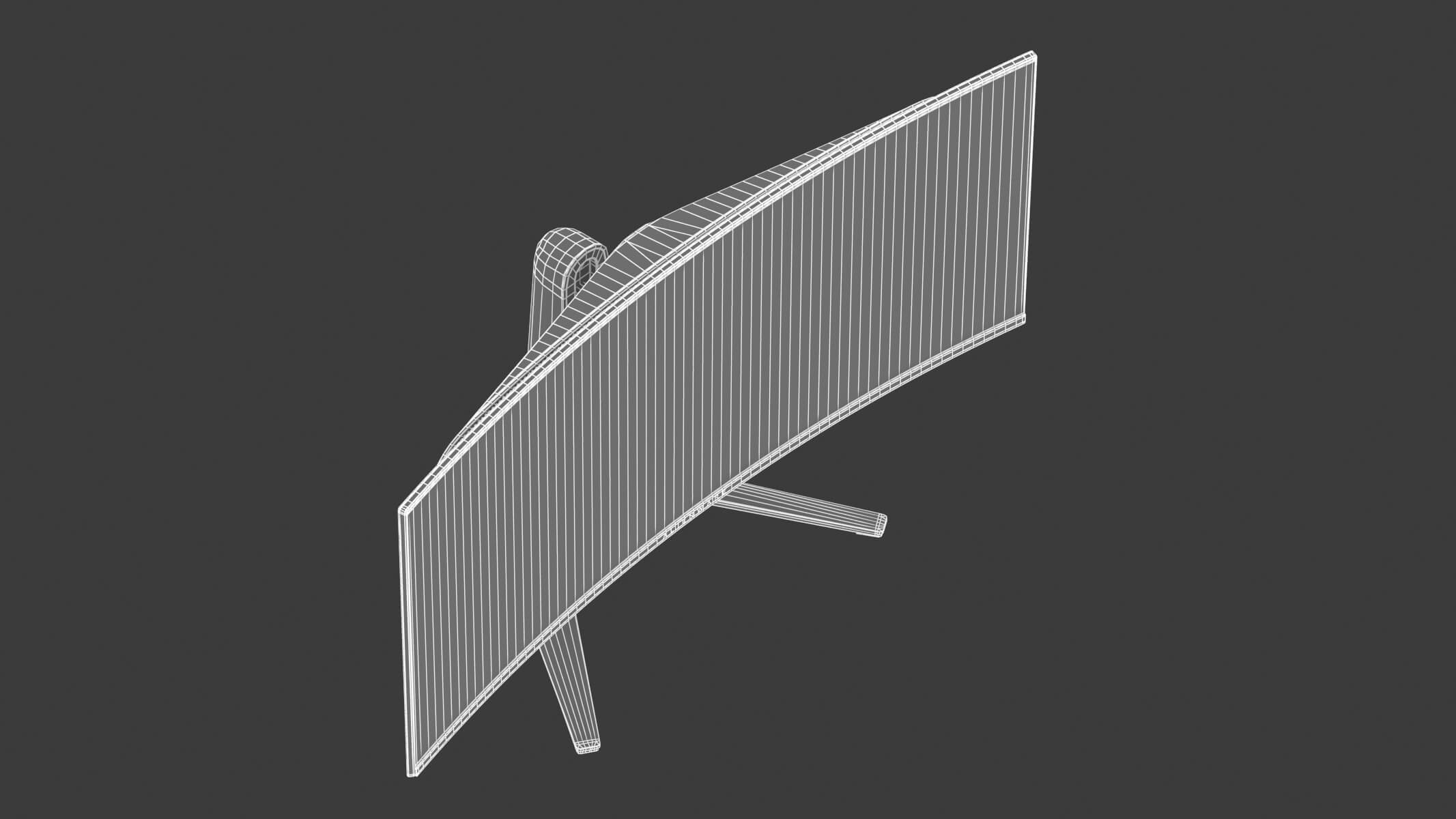 Alienware 34 Curved Qd-OLED Gaming Monitor 3D Model by frezzy