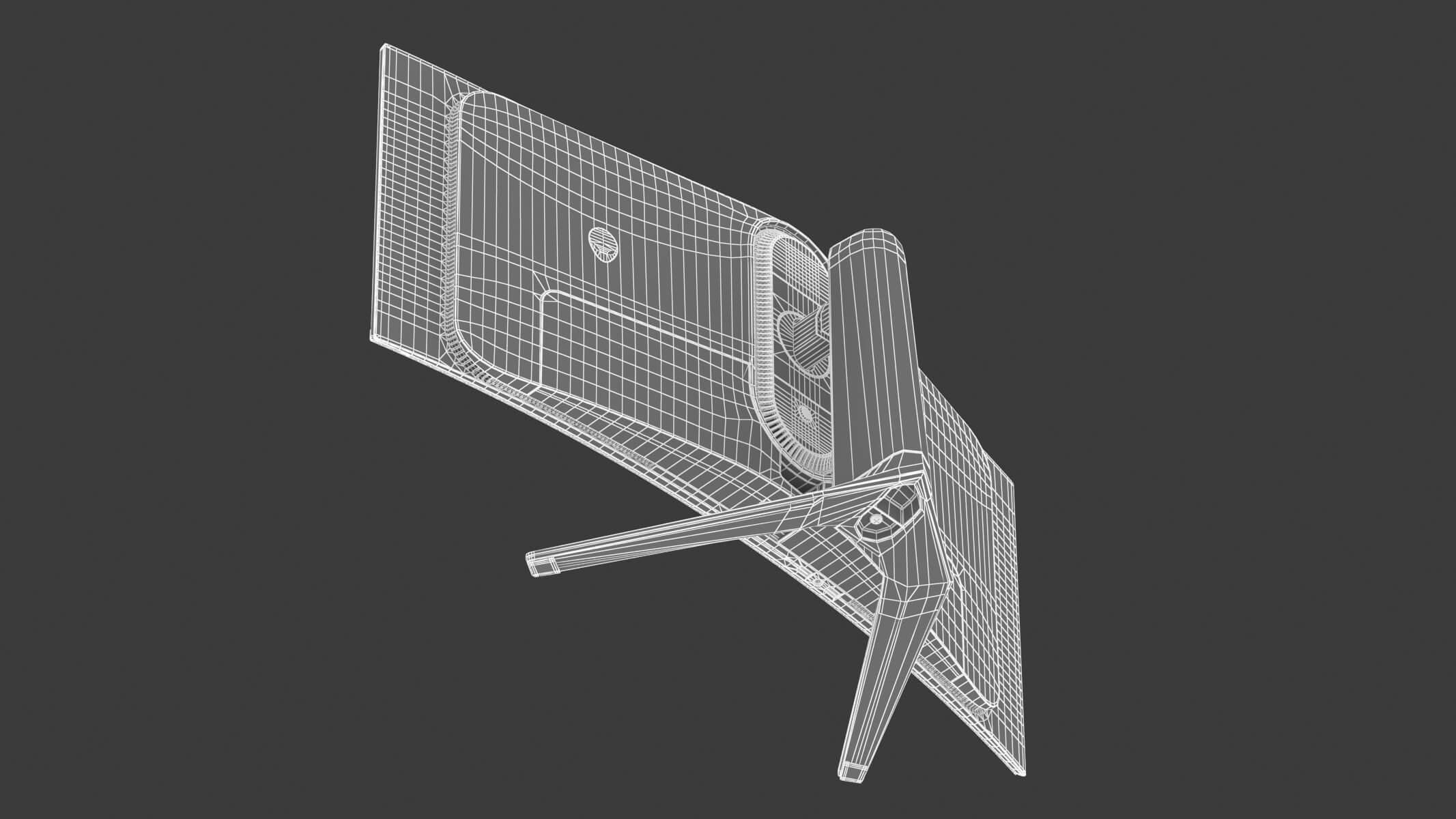 Alienware 34 Curved Qd-OLED Gaming Monitor 3D Model by frezzy