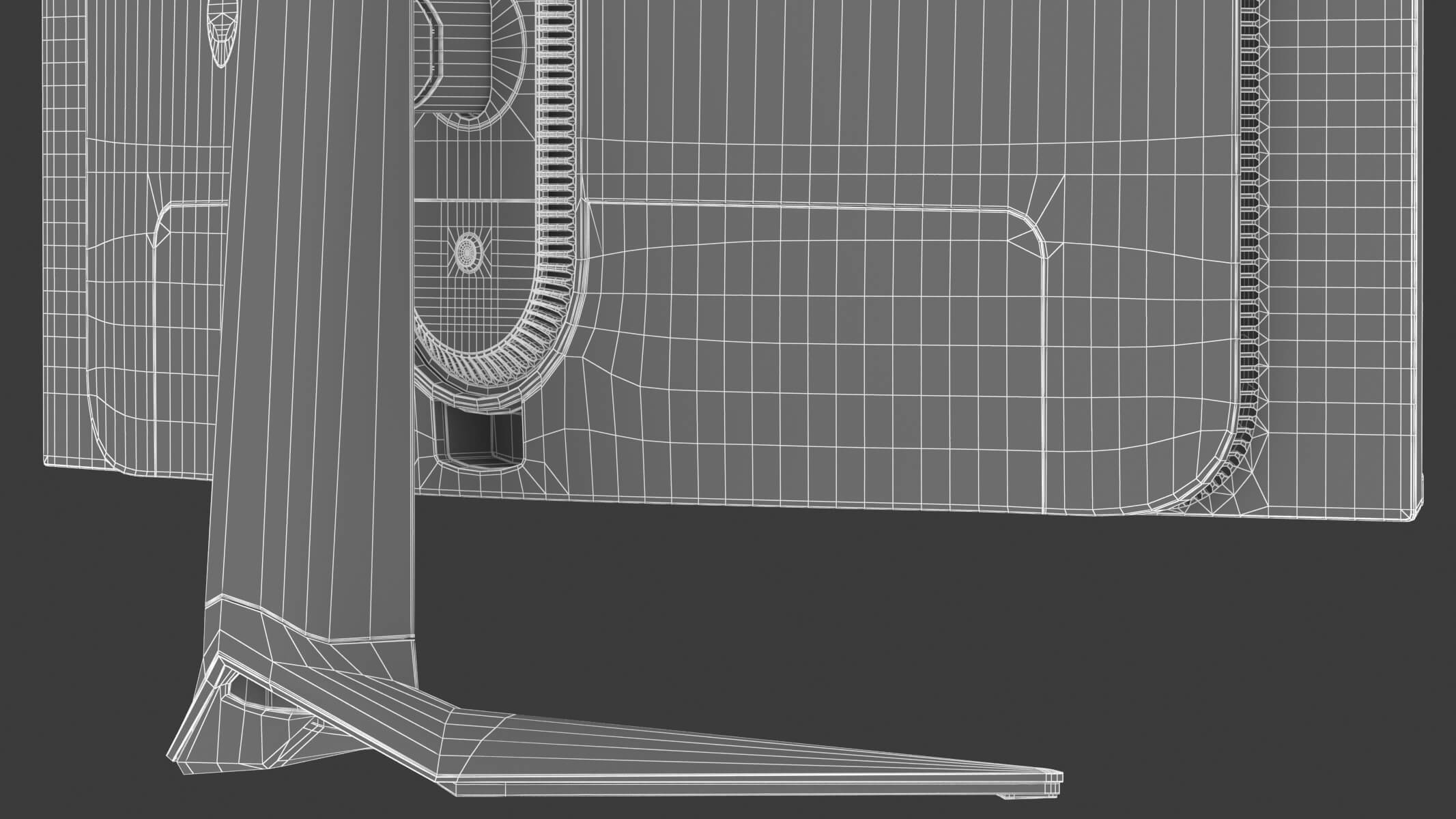 Alienware 34 Curved Qd-OLED Gaming Monitor 3D Model by frezzy