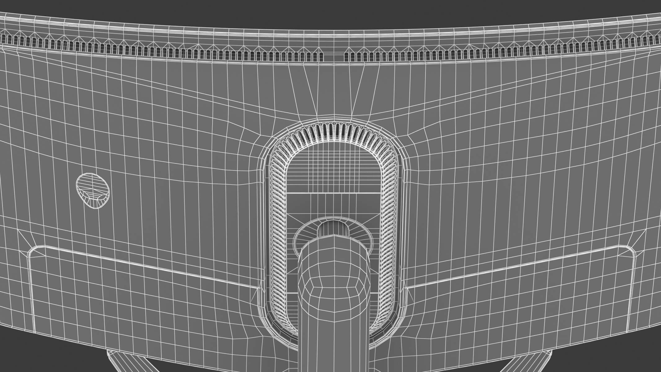 Alienware 34 Curved Qd-OLED Gaming Monitor 3D Model by frezzy