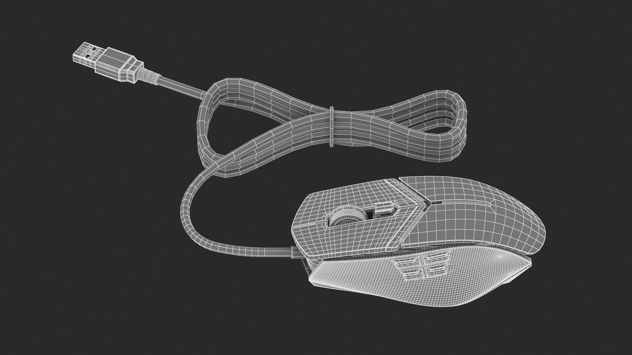 Alienware Elite Gaming Mouse AW959 - 3D Model by frezzy