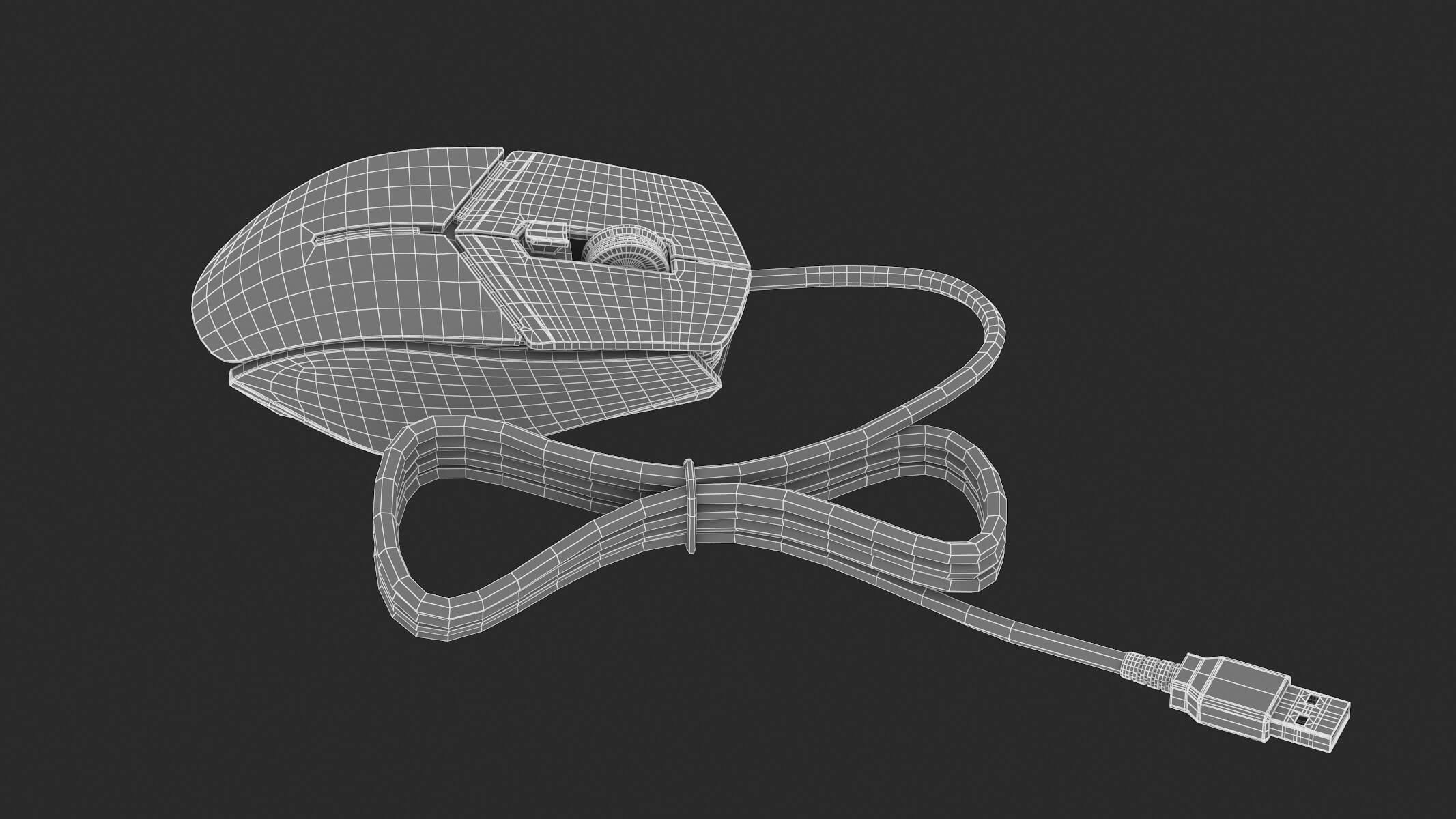 Alienware Elite Gaming Mouse AW959 - 3D Model by frezzy