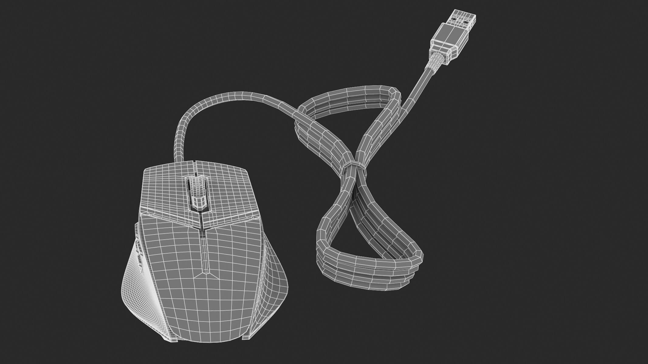 Alienware Elite Gaming Mouse AW959 - 3D Model by frezzy