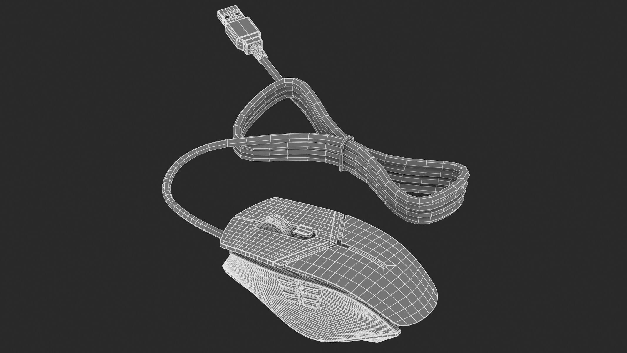 Alienware Elite Gaming Mouse AW959 - 3D Model by frezzy