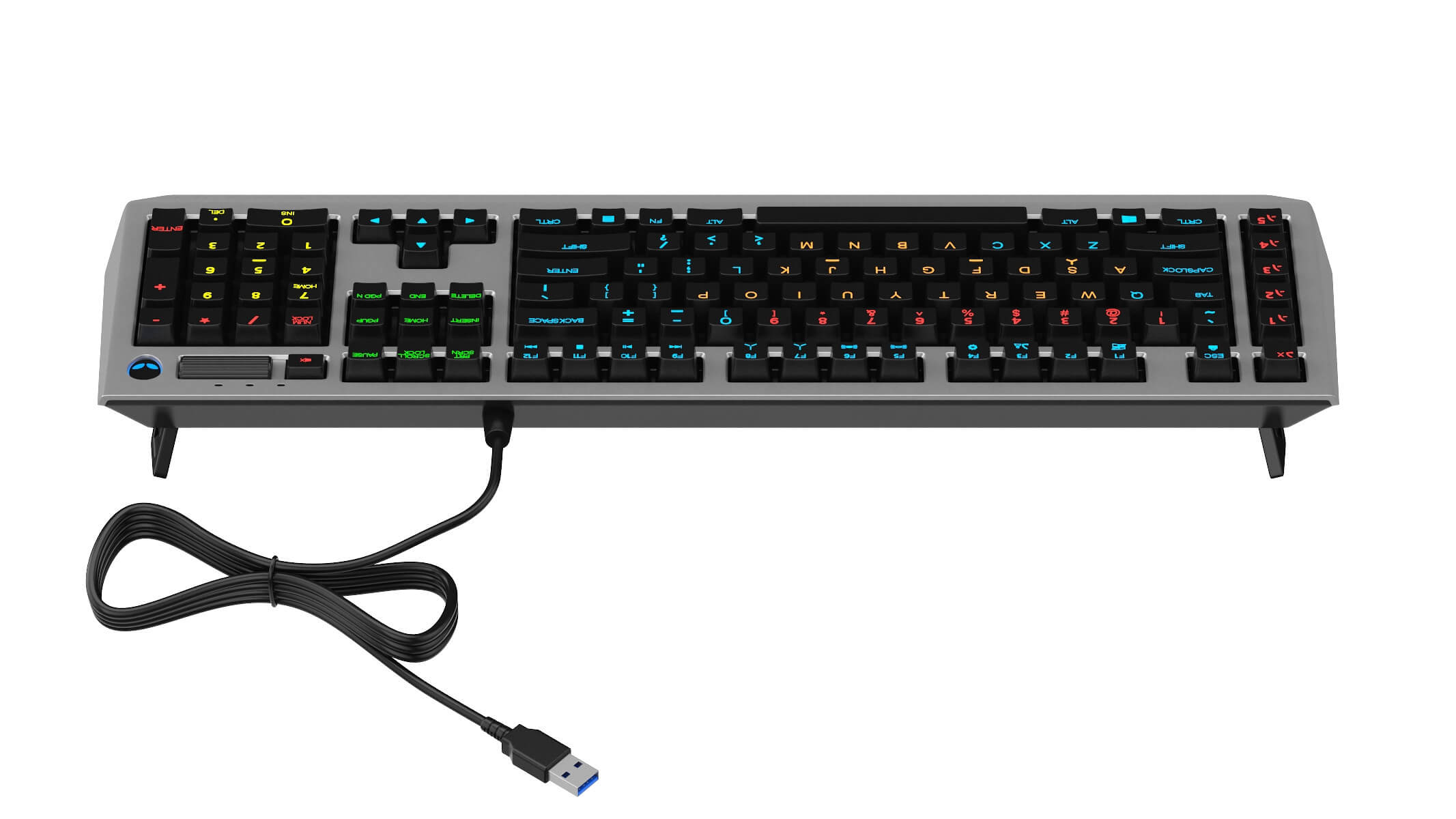 Alienware Pro Gaming Keyboard AW768 - 3D Model by frezzy