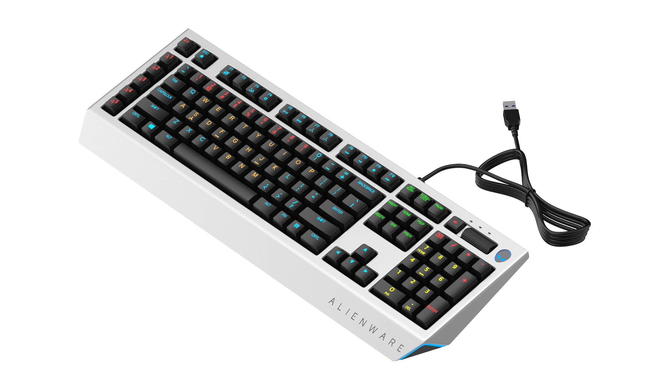 Alienware Pro Gaming Keyboard AW768 - 3D Model by frezzy