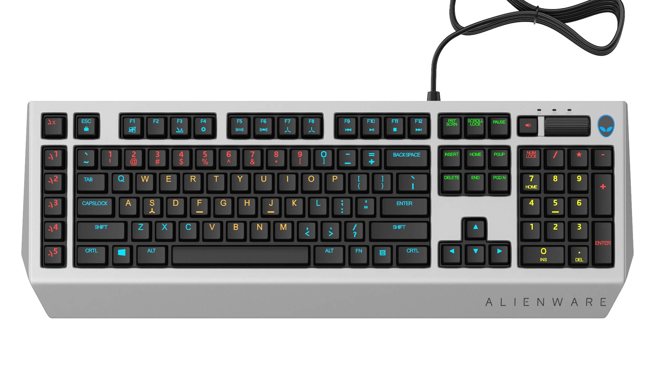 Alienware Pro Gaming Keyboard AW768 - 3D Model by frezzy